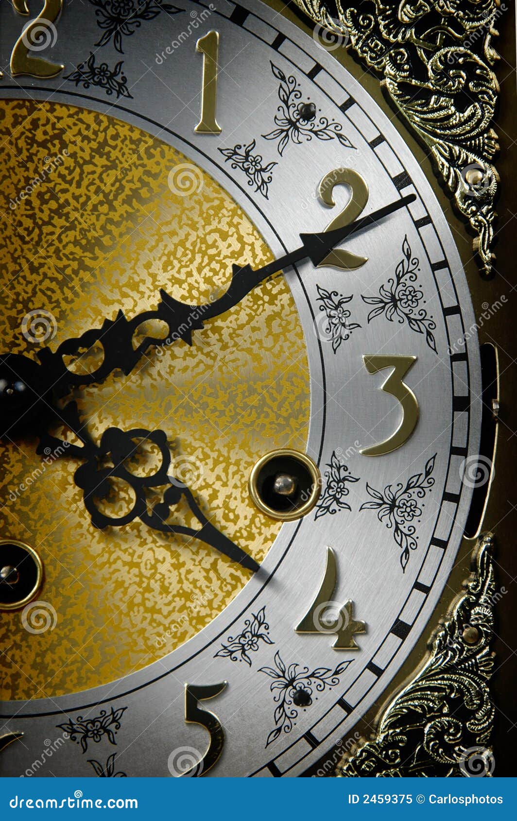 Antique clock face stock image. Image of clock, numerals - 2459375