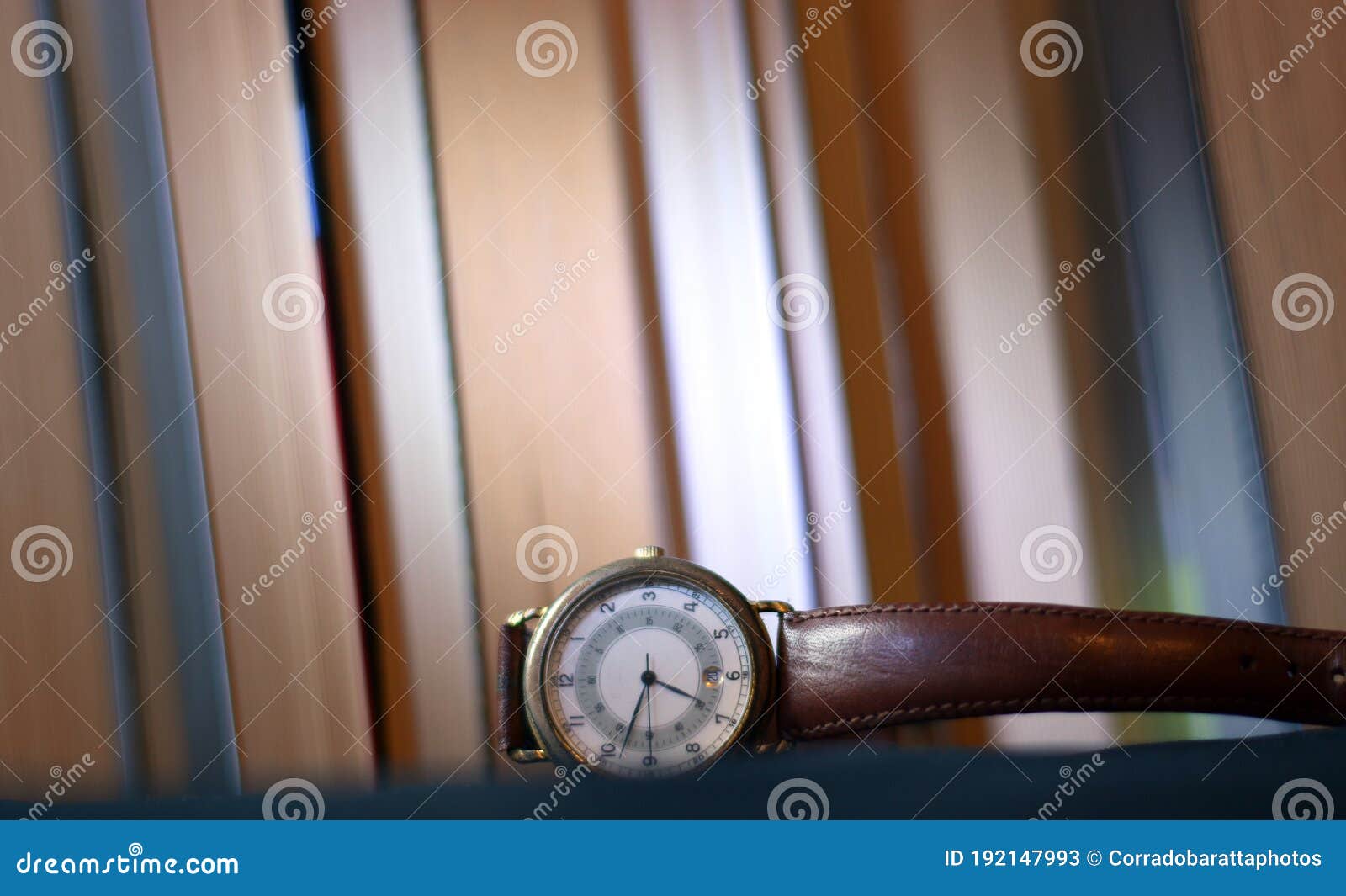 An Antique Clock in Front of the Library Marks the Passage of Time ...