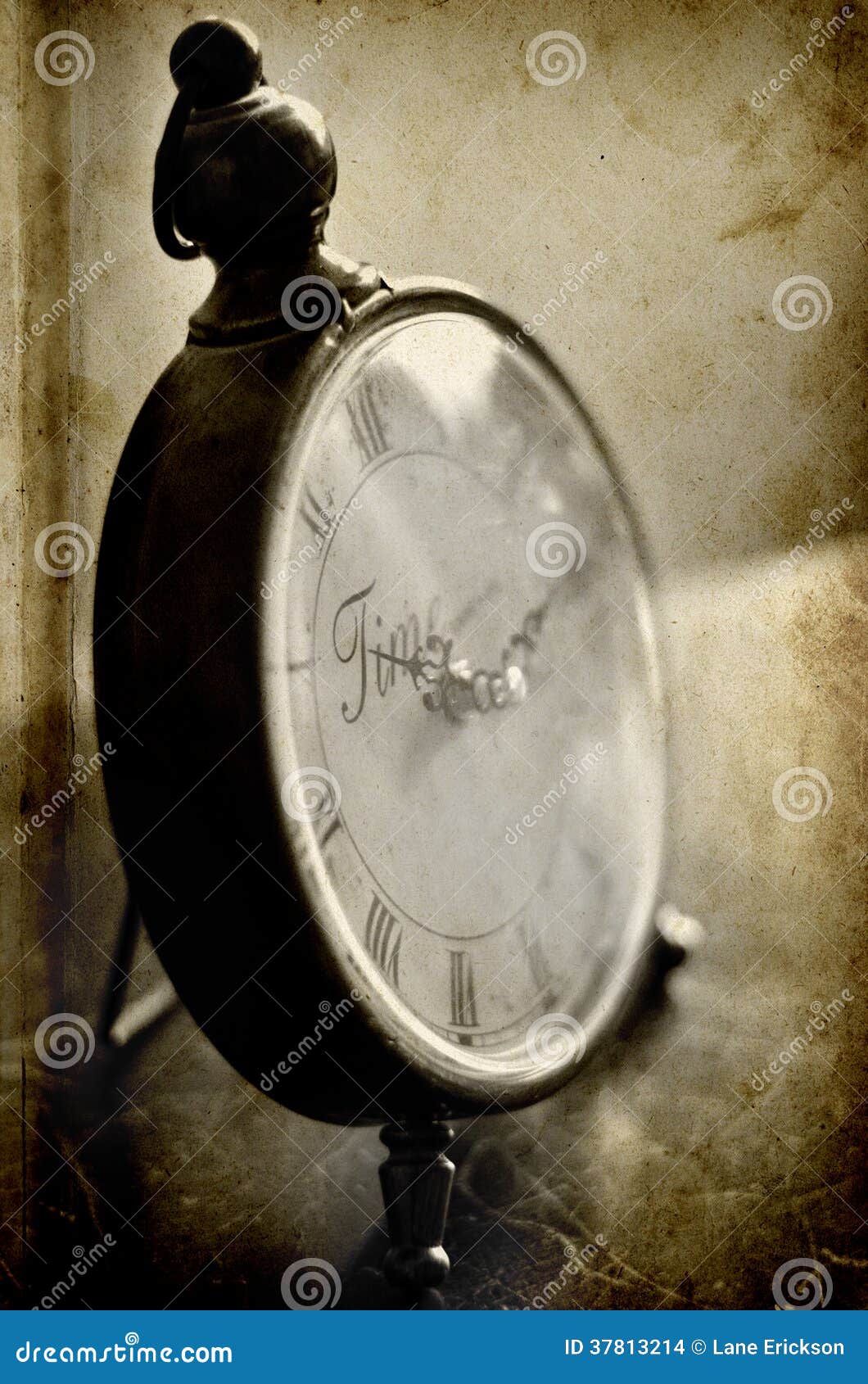 Antique Clock Keeping Time stock photo. Image of turn - 37813214