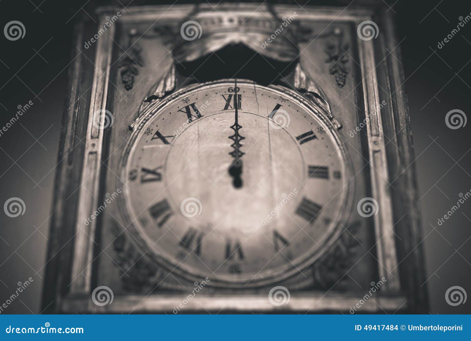 Antique clock stock photo. Image of white, furniture - 49417484