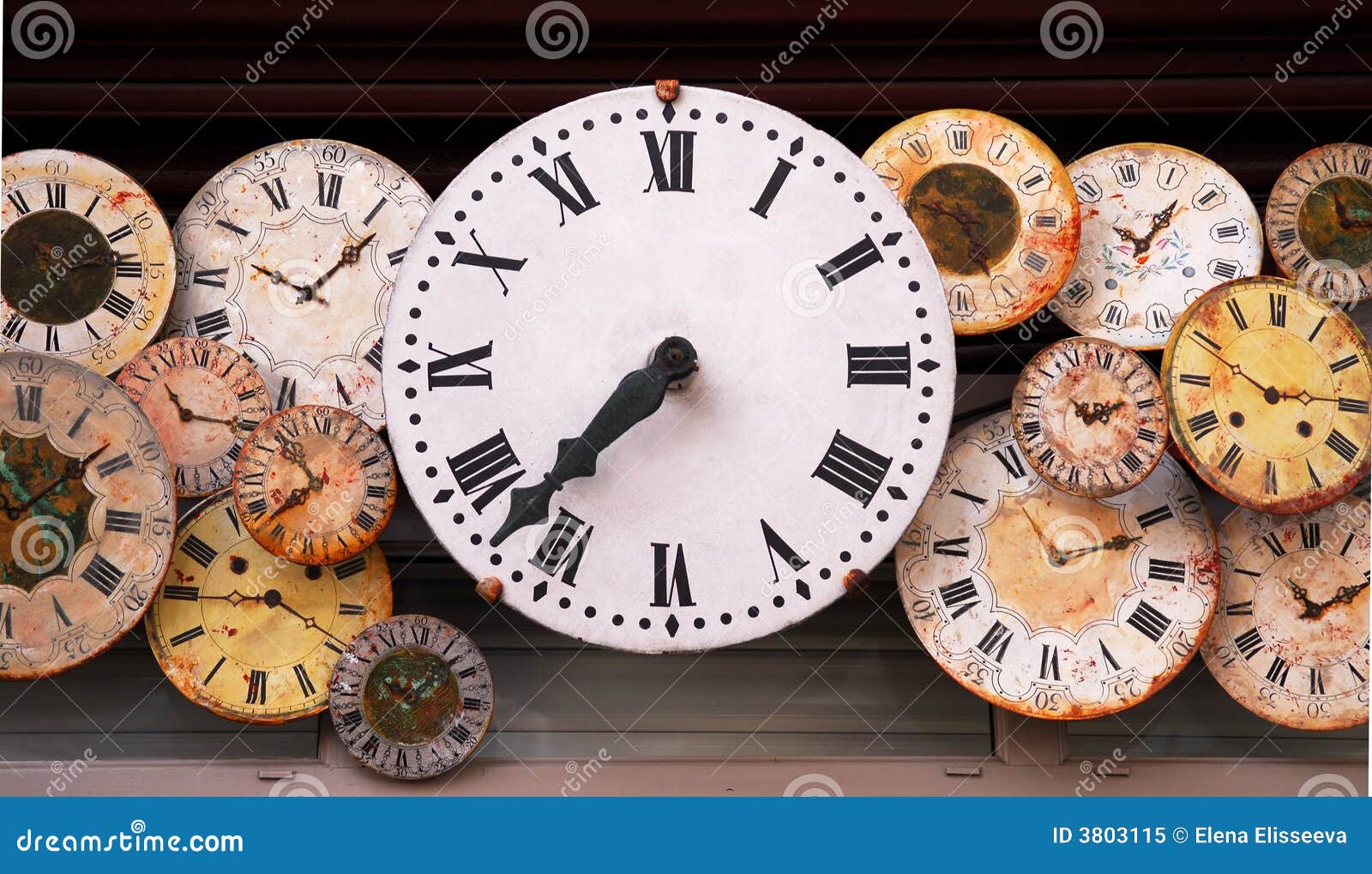 Antique clocks stock image. Image of time, sizes, history - 3803115