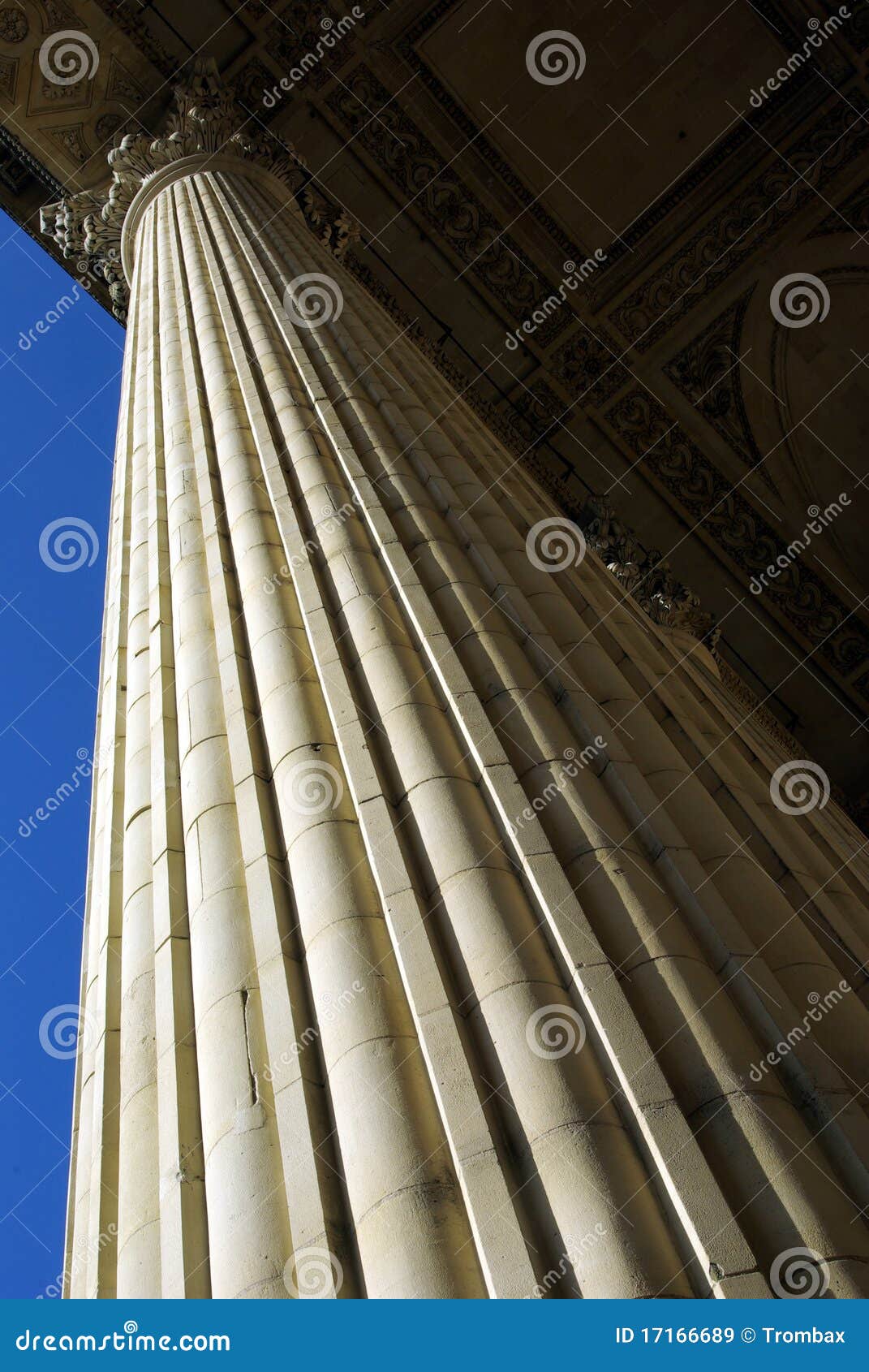 Antique column detail stock image. Image of architecture - 17166689
