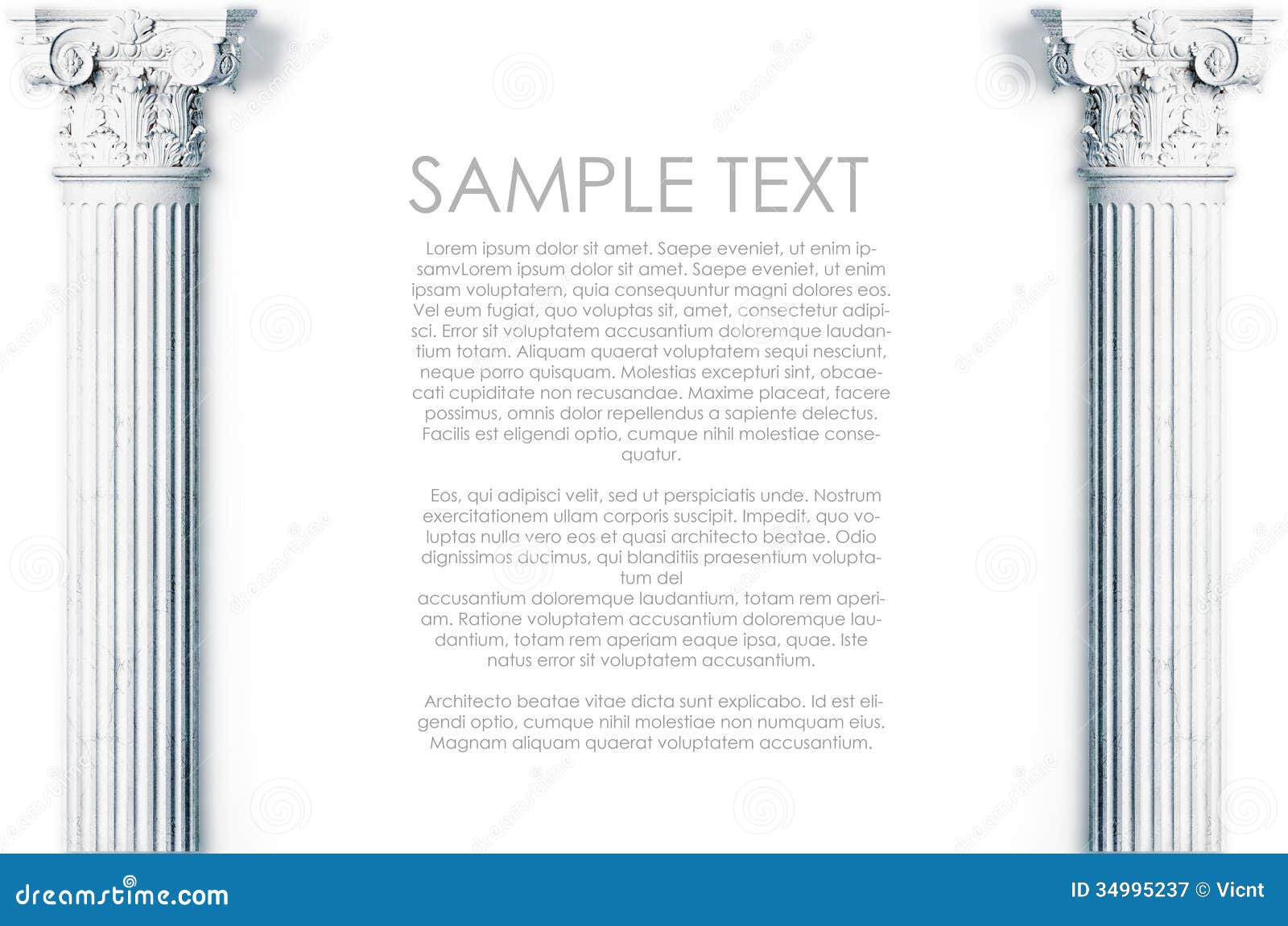 Antique columns column stock illustration. Illustration of marble ...