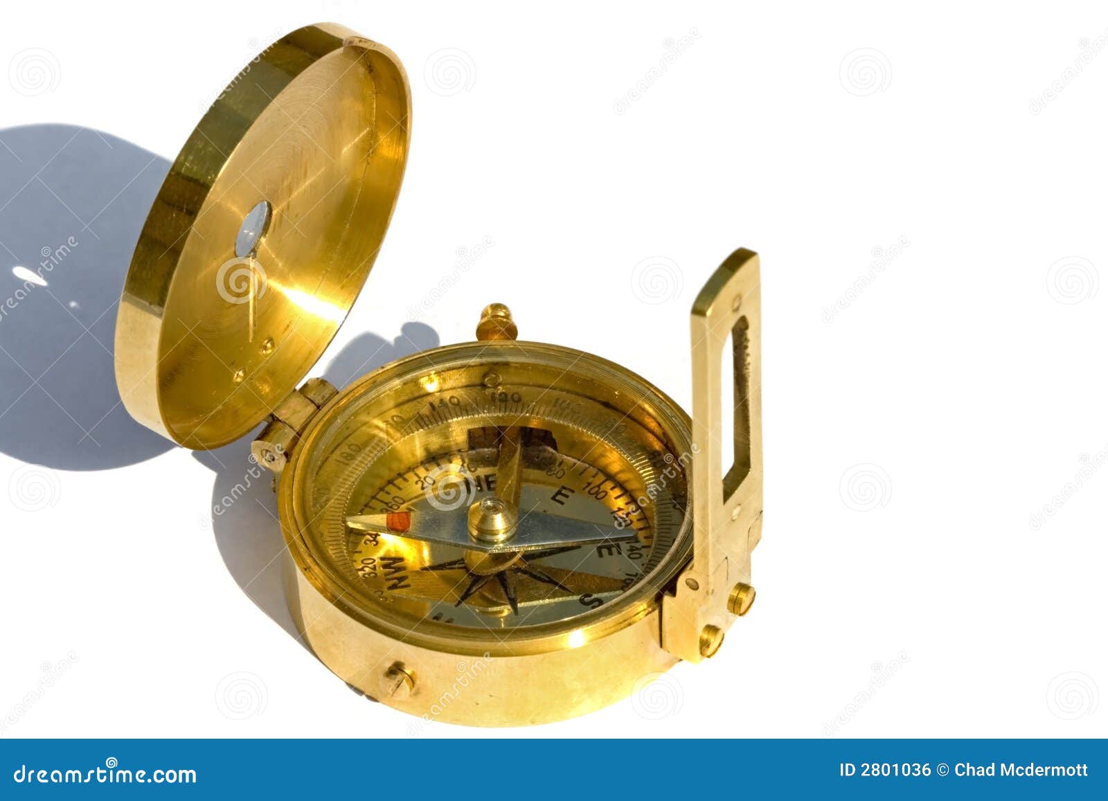 Antique Compass stock photo. Image of direction, instrument - 2801036