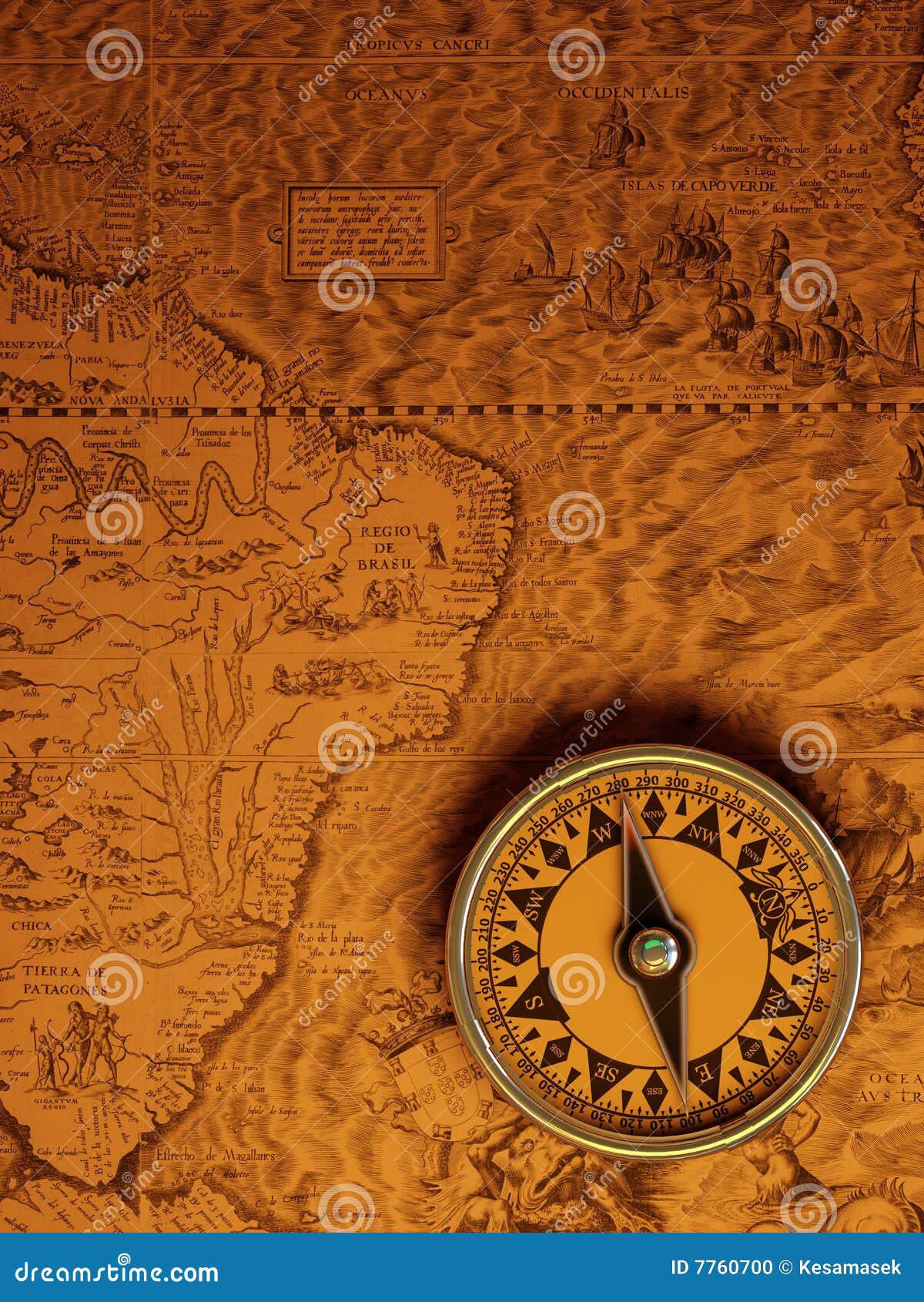 Antique Survey Compass Stock Illustrations – 79 Antique Survey Compass ...