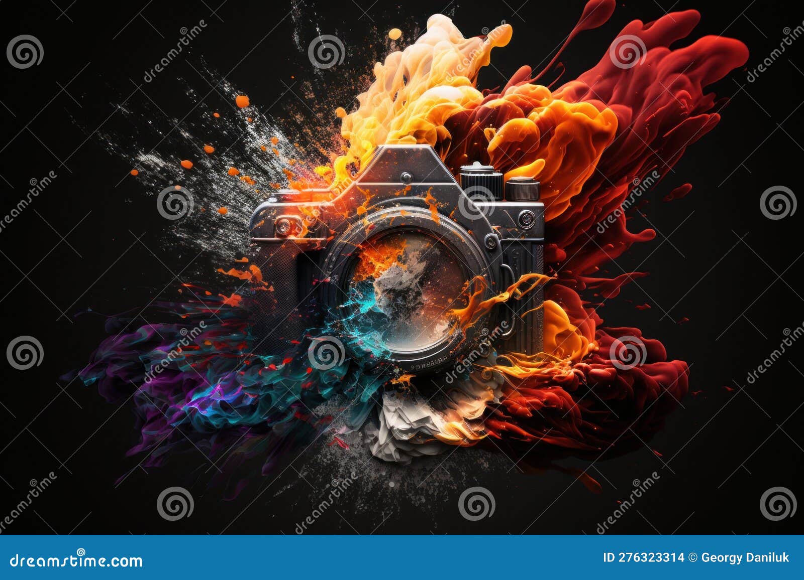 Antique Compass Explodes in Stunning Photography Stock Illustration ...