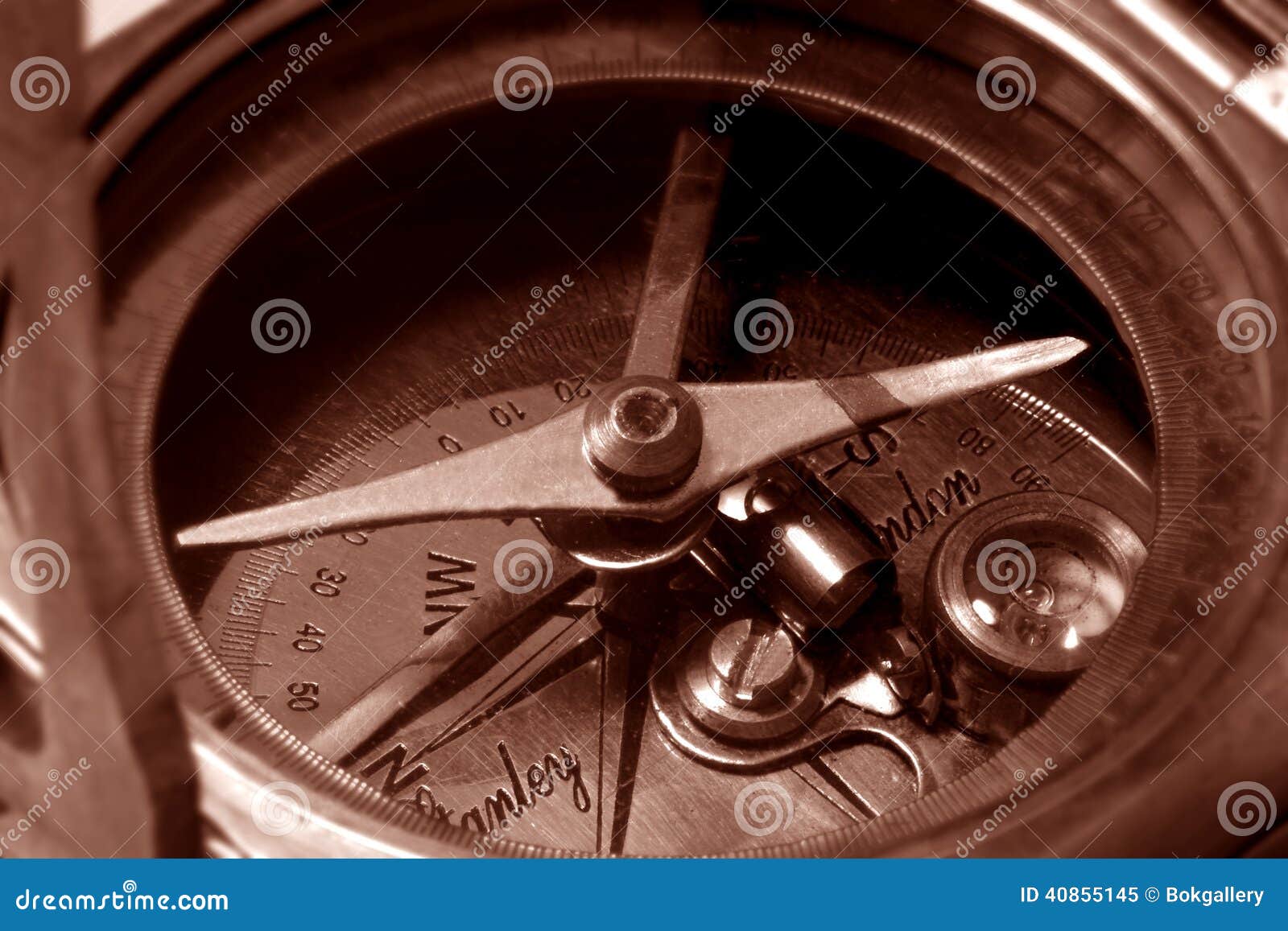Antique compass stock image. Image of discovery, direction - 40855145