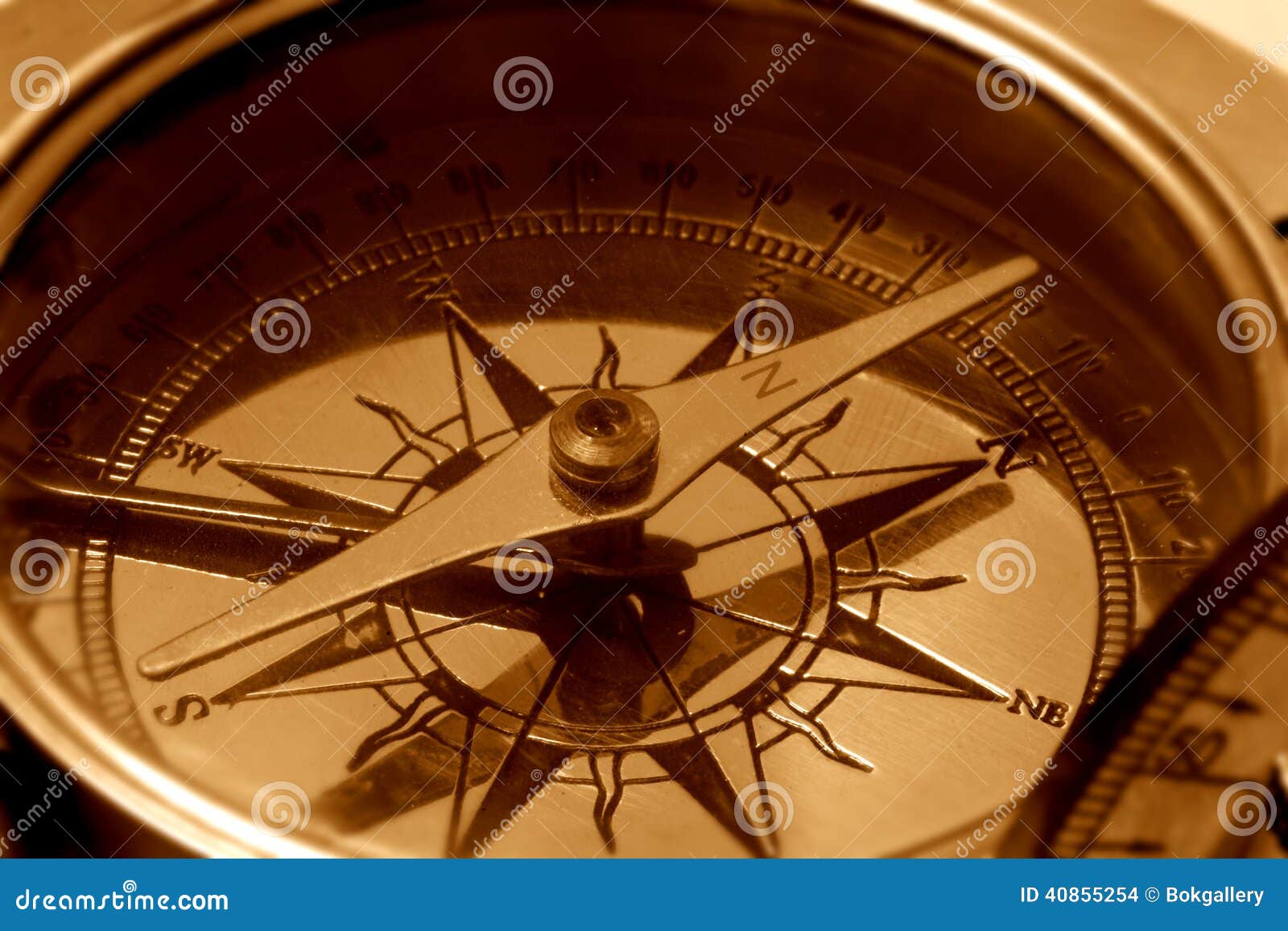Antique compass stock photo. Image of compass, discovery - 40855254
