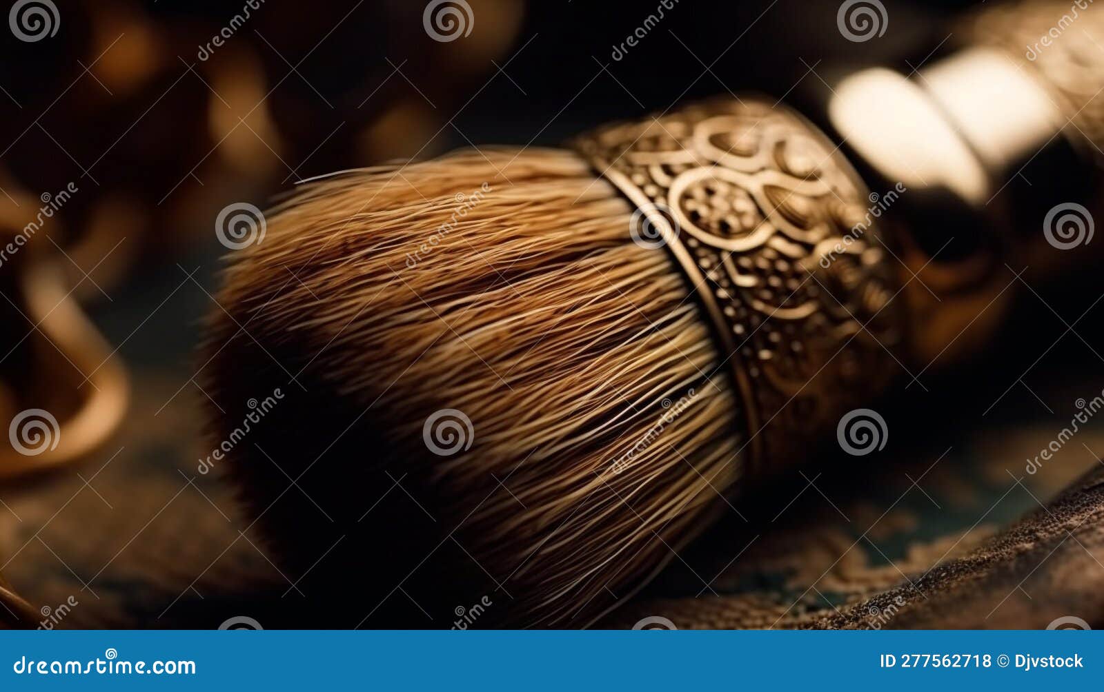 An Antique Copper Paintbrush, a Rustic Souvenir of Creative Elegance ...