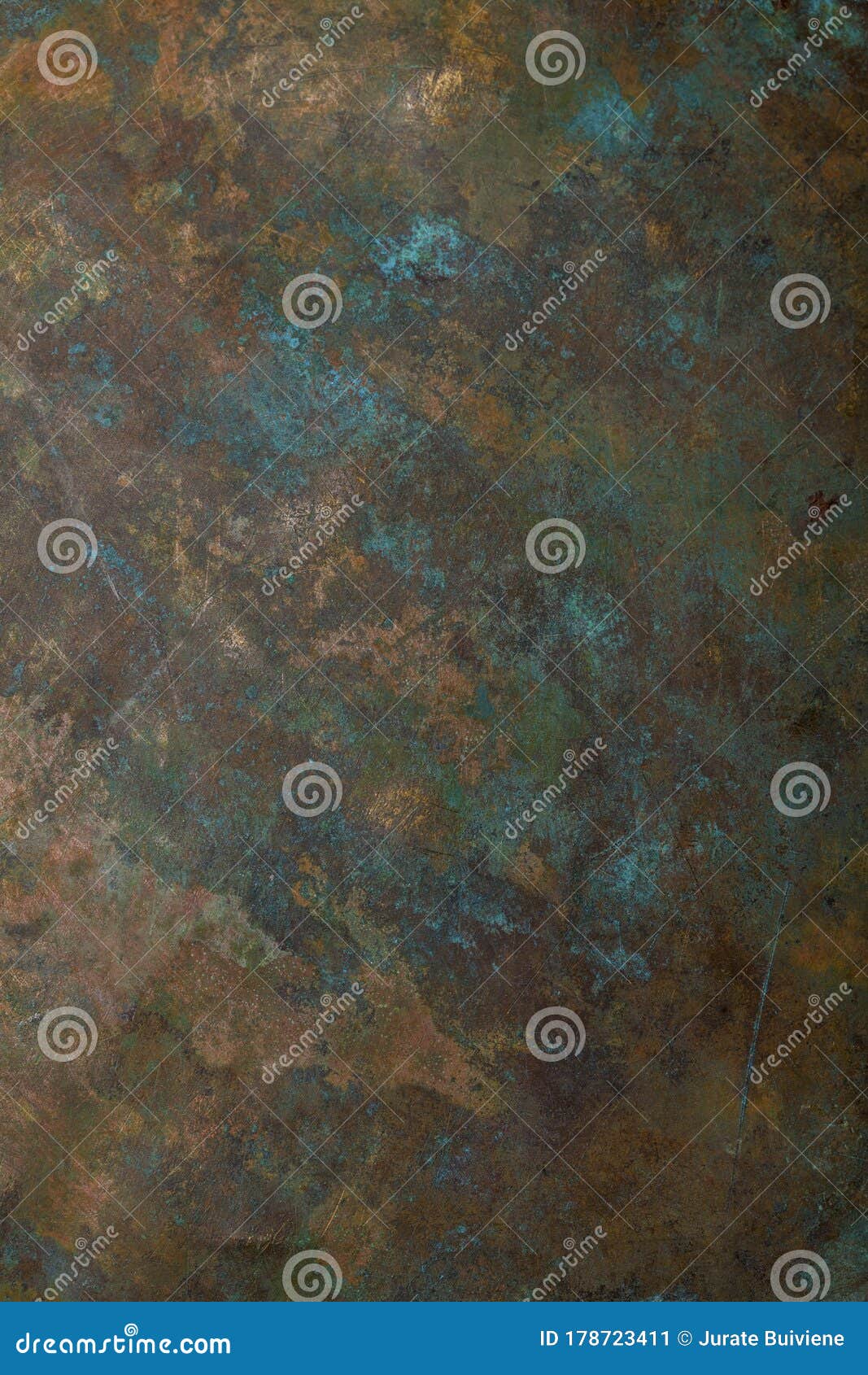 Antique Copper Vessel Surface Texture Stock Image - Image of oxidized ...
