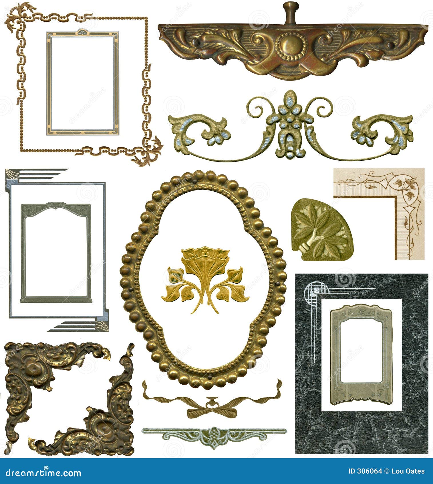 Antique design elements 2 stock photo. Image of parchment - 306064