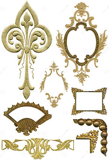 Antique design elements 5 stock image. Image of nostalgia - 509359