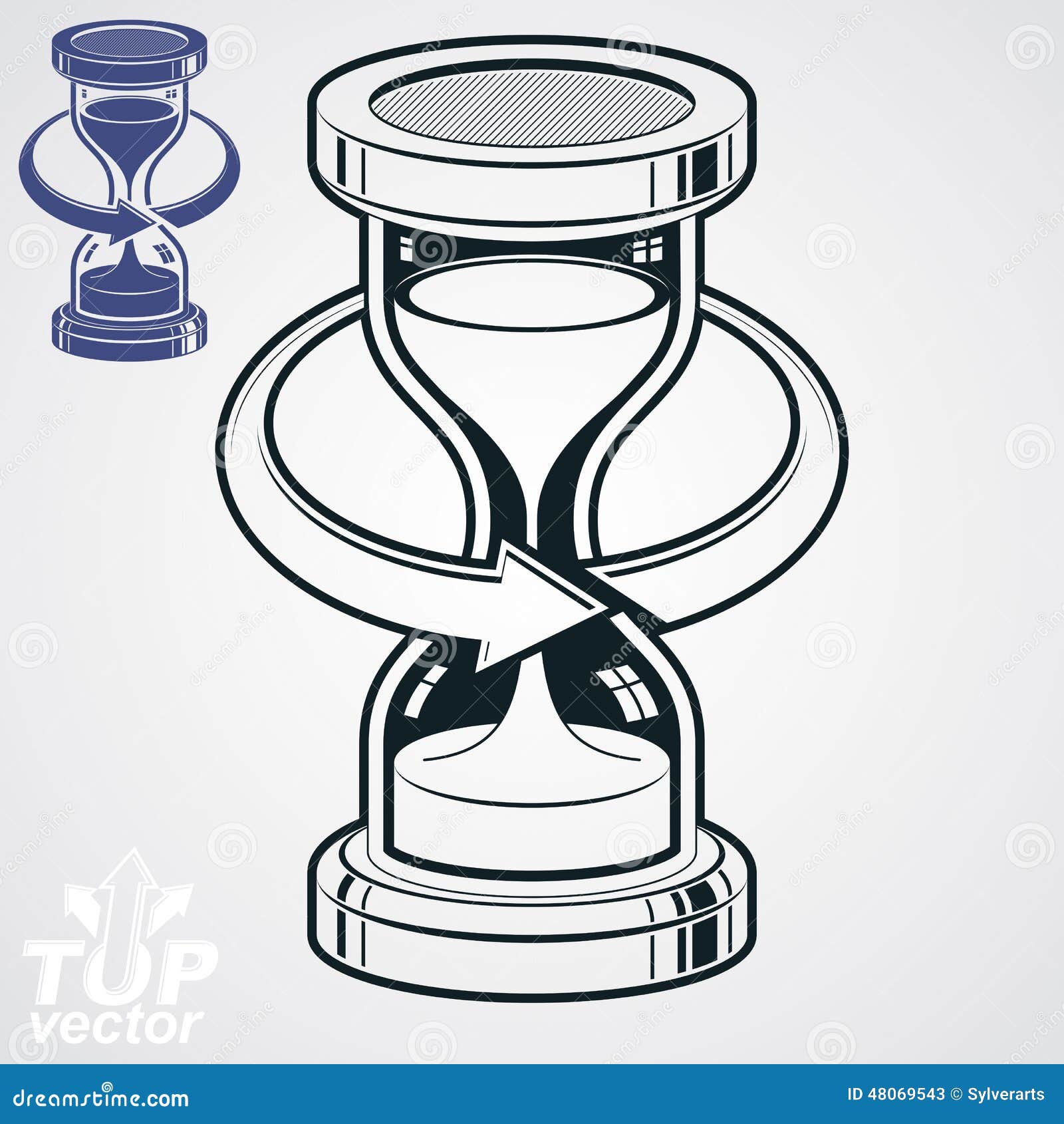 Antique Sand Clock Sprite Sheet Animation. Sand Timers Set Vector ...