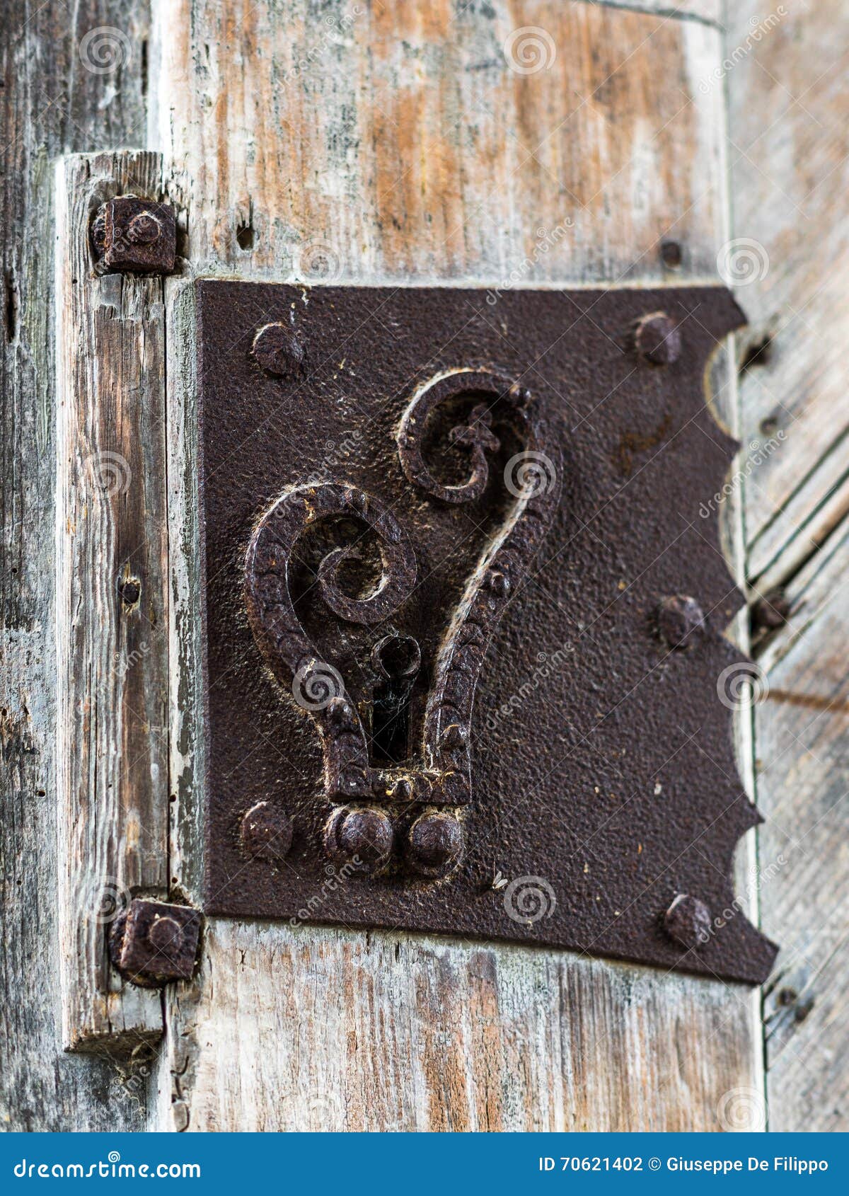 Antique door, keyhole - 5 stock photo. Image of rhine - 70621402