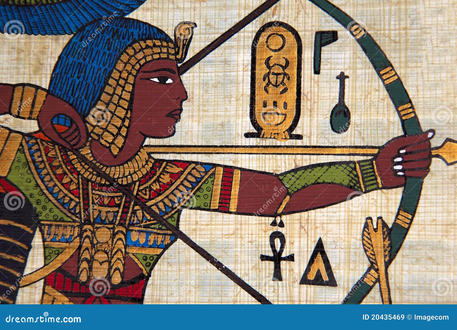 Antique egyptian papyrus stock image. Image of document - 20435469