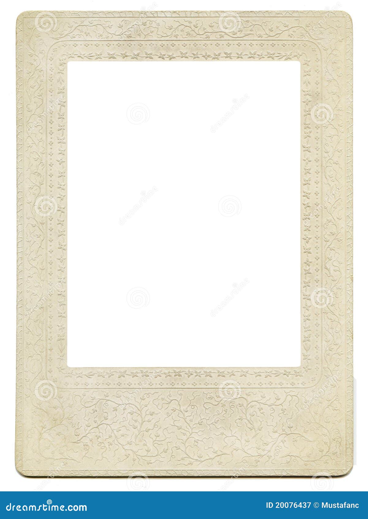 Antique embossed frame stock image. Image of memory, antique - 20076437