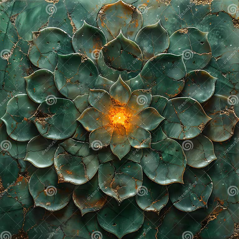 Antique Emerald Marble Relief: Aged Textures and Intricate Patterns ...