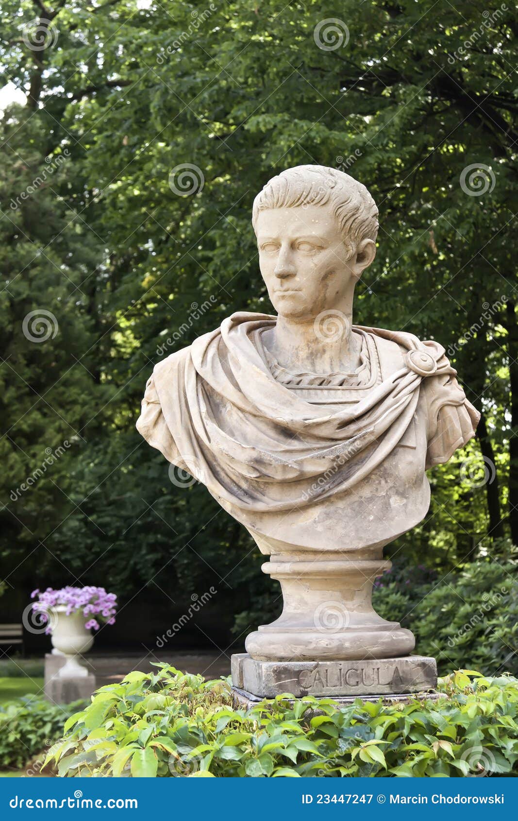 Antique Emperor - Caligula. Stock Image - Image of carving, head: 23447247