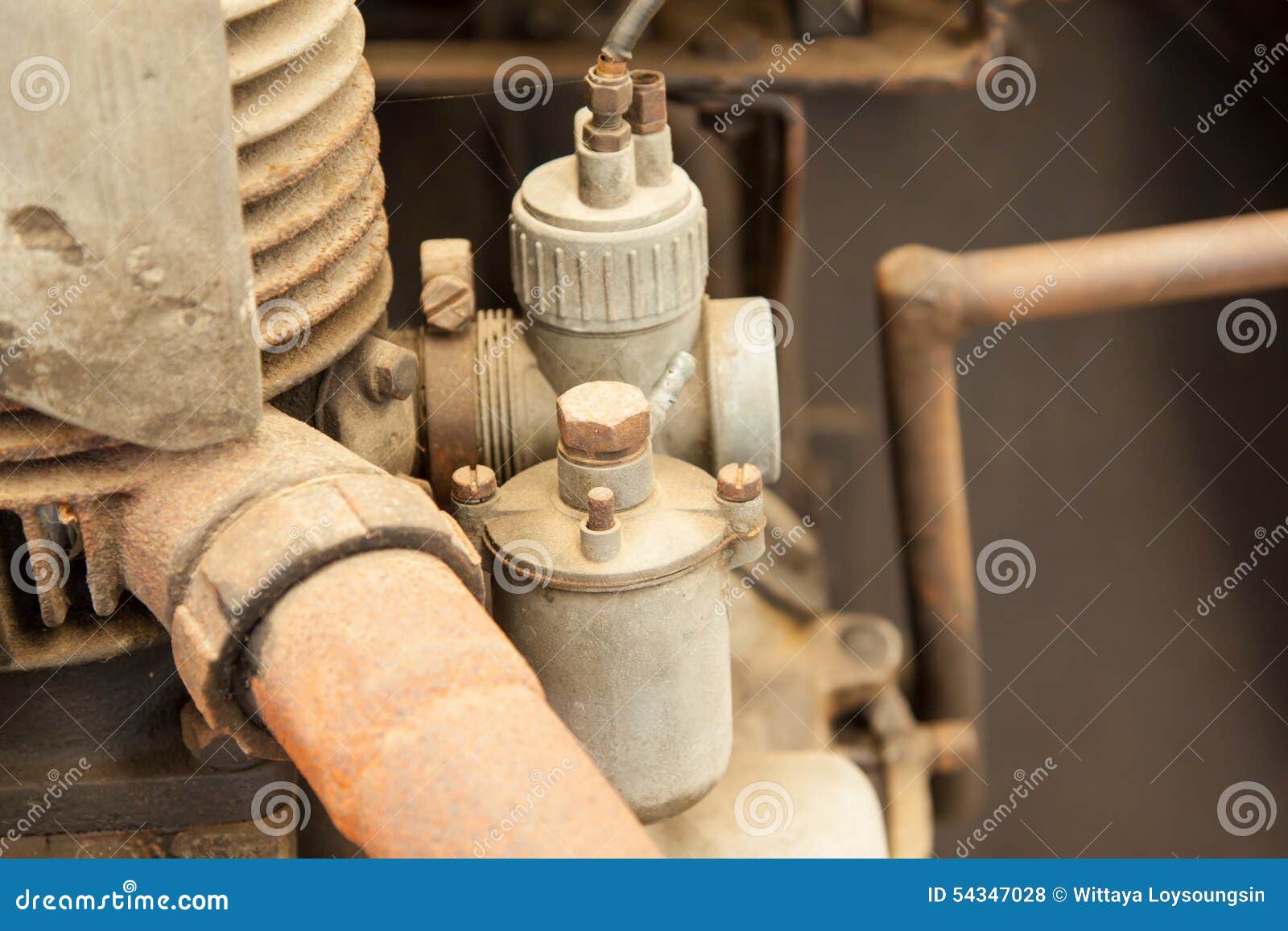 Antique engine stock photo. Image of power, machine, closeup - 54347028