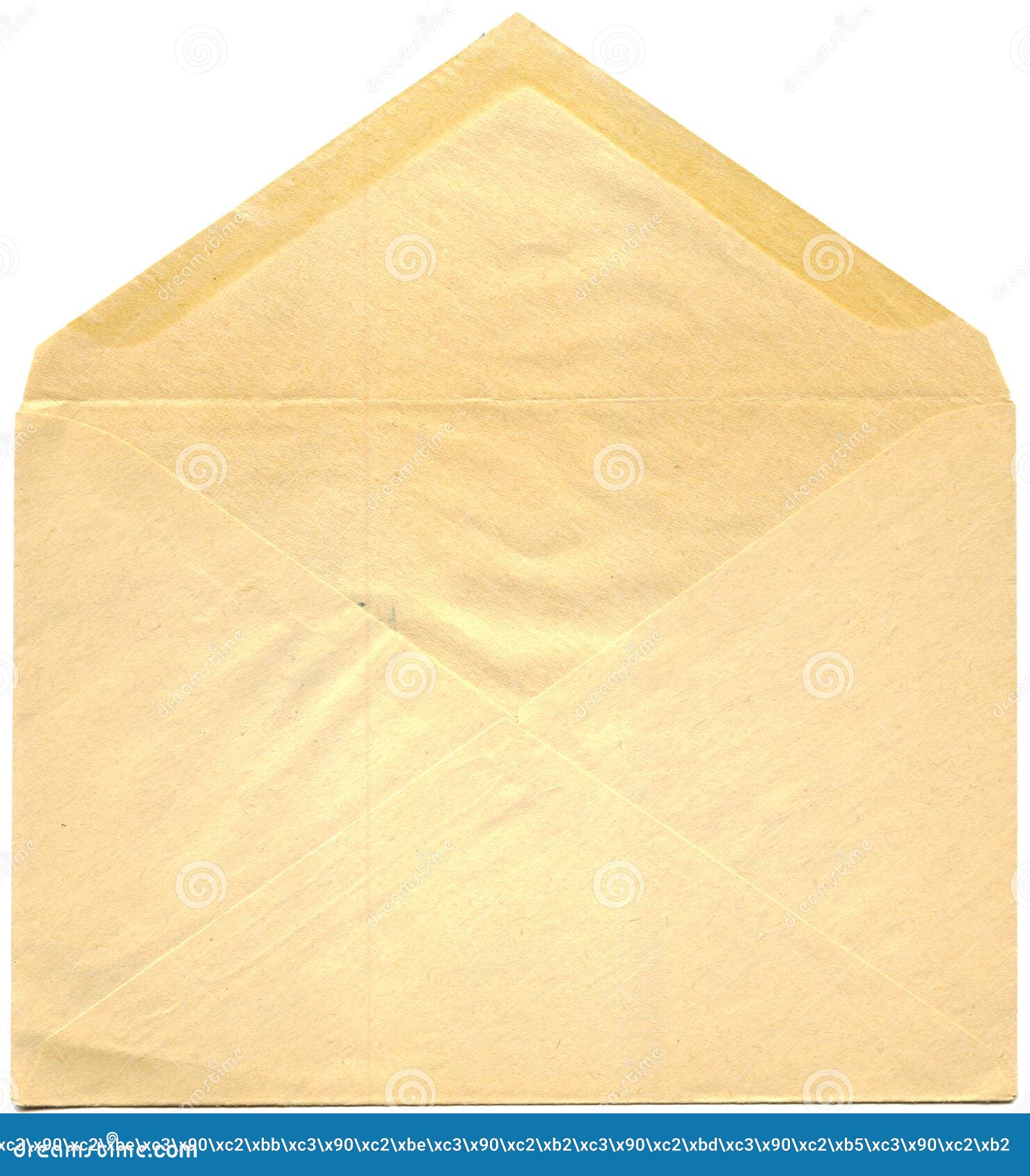 Antique envelope - open stock image. Image of letter - 16555619