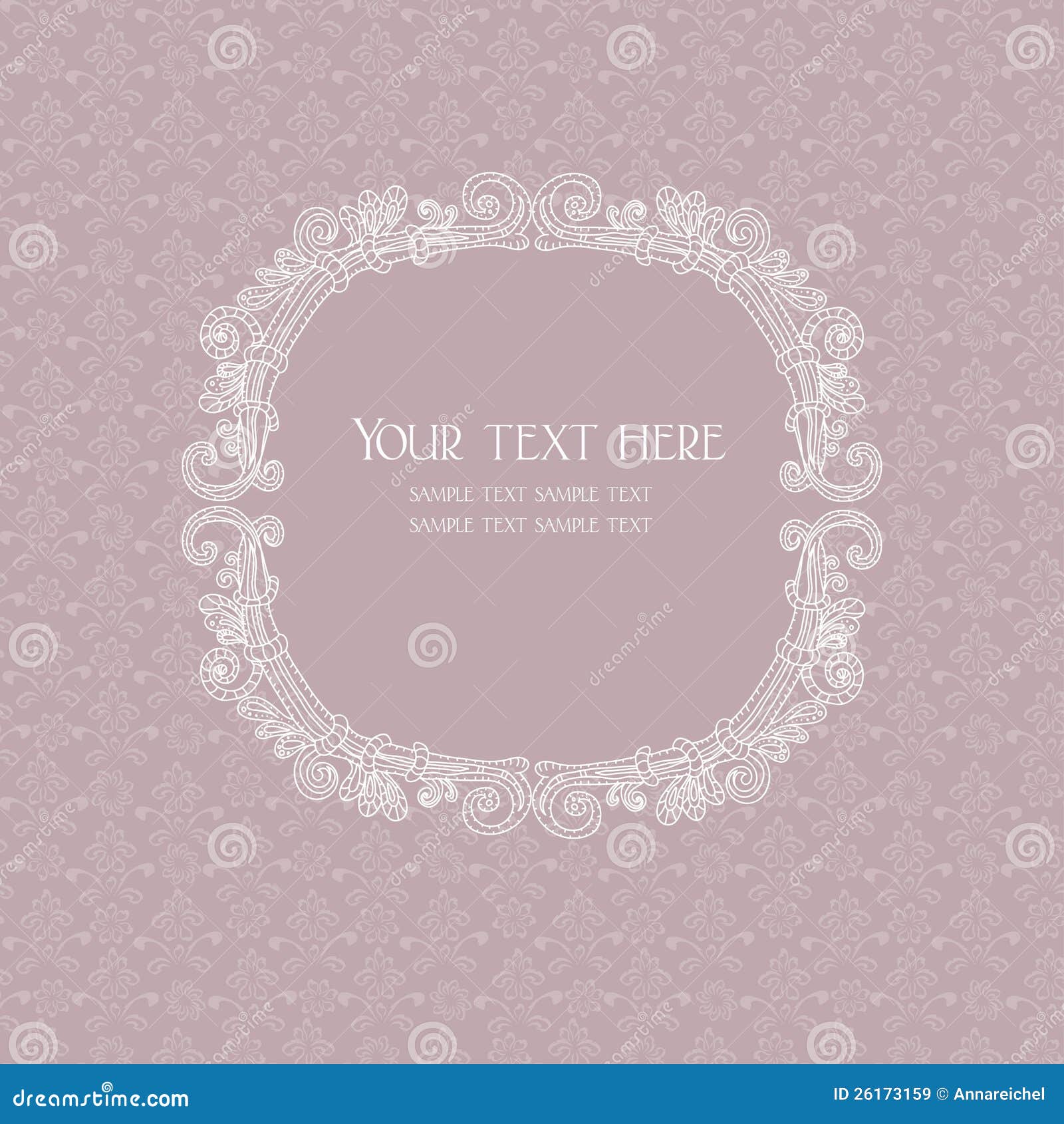 Antique fantasy frame stock vector. Illustration of classic - 26173159