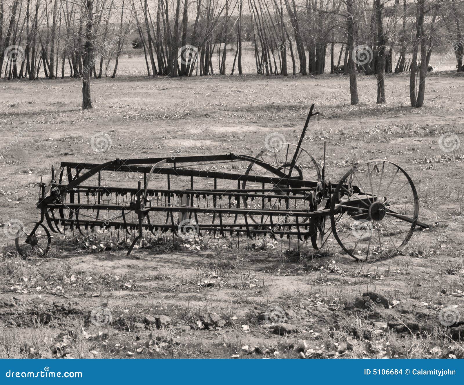 Antique Farming Equipmen stock photo. Image of farm, plain - 5106684