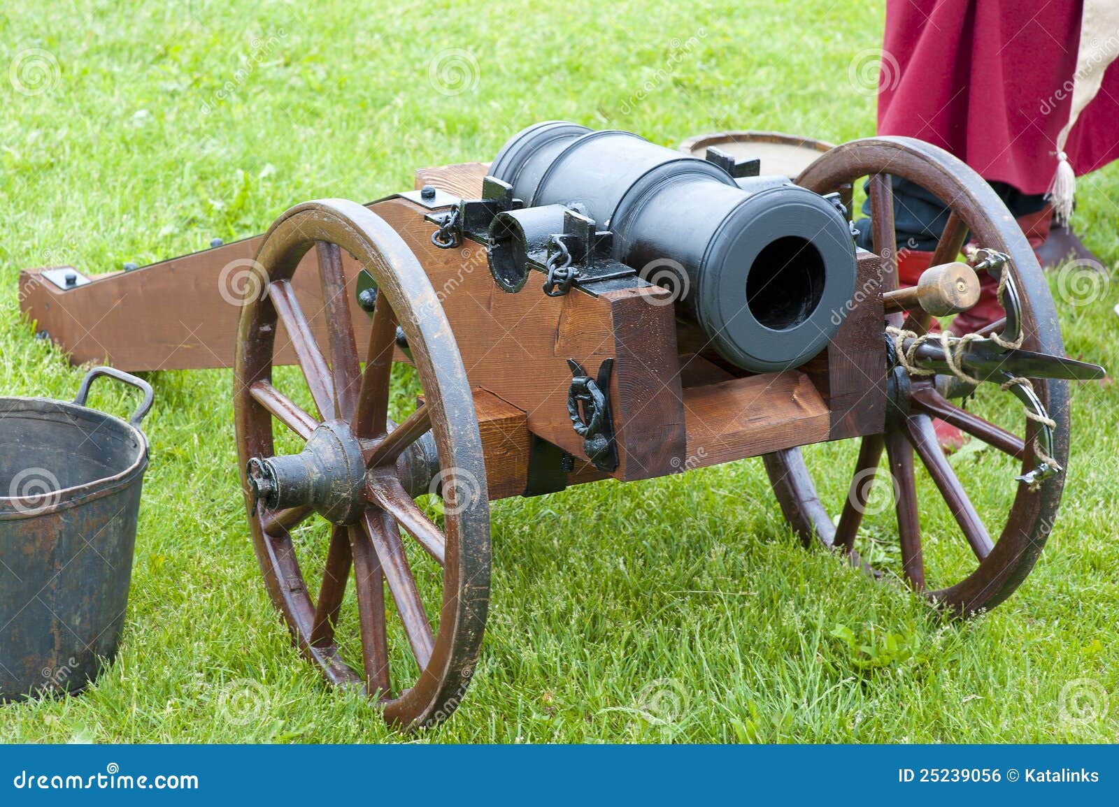 Antique field-gun stock photo. Image of aggression, century - 25239056