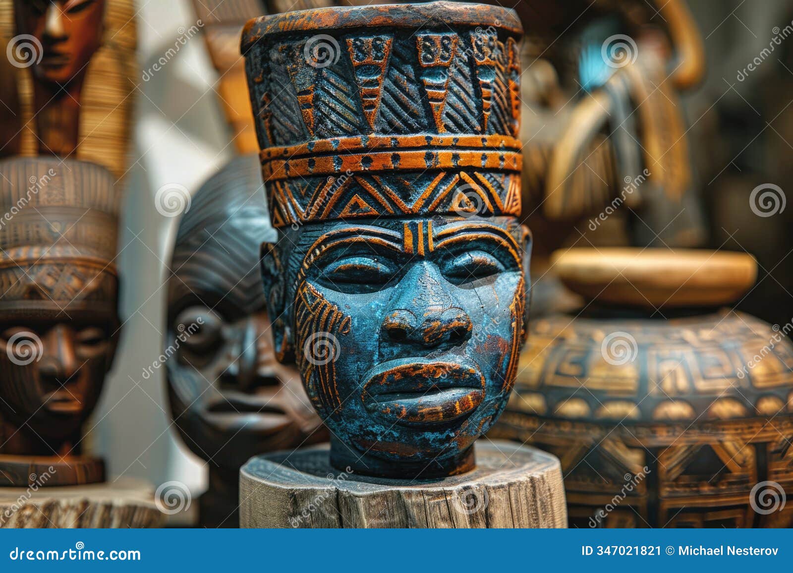 Antique Finds of Ancient Civilization, Historical Artifacts Stock Image ...