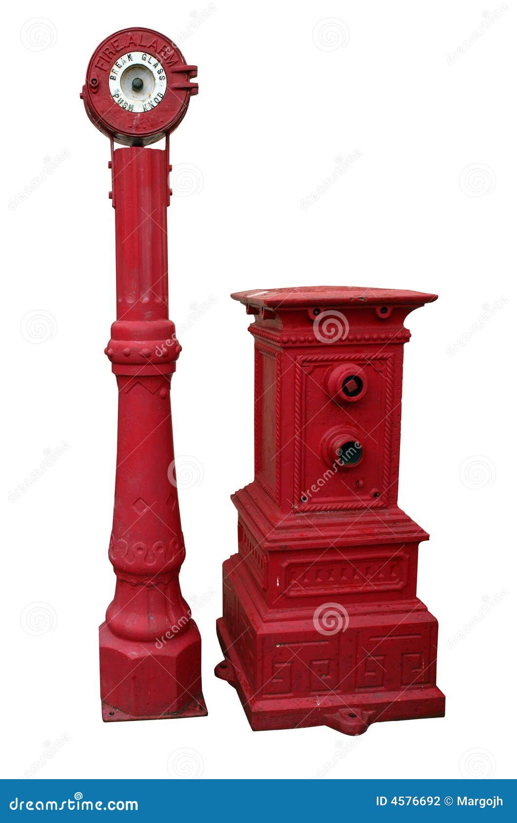 Antique Fire Alarm and Hydrant Stock Photo - Image of alarm, fire: 4576692