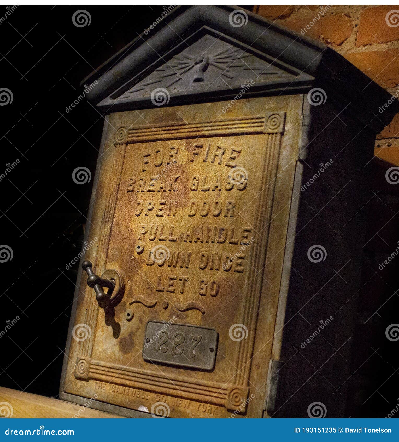 Antique fire box editorial image. Image of fire, caution - 193151235