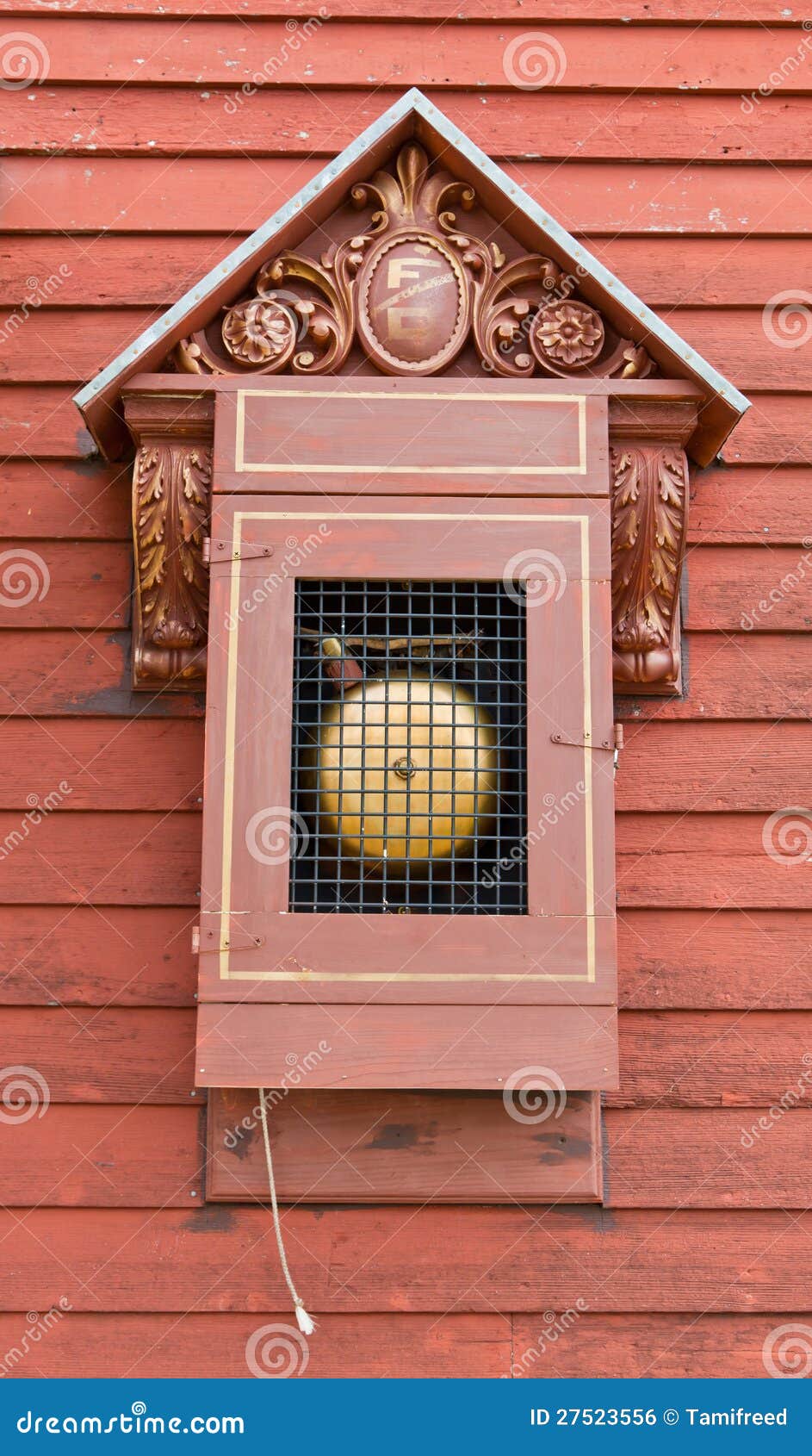 Antique Fire Department Alarm Stock Photo - Image of technology ...
