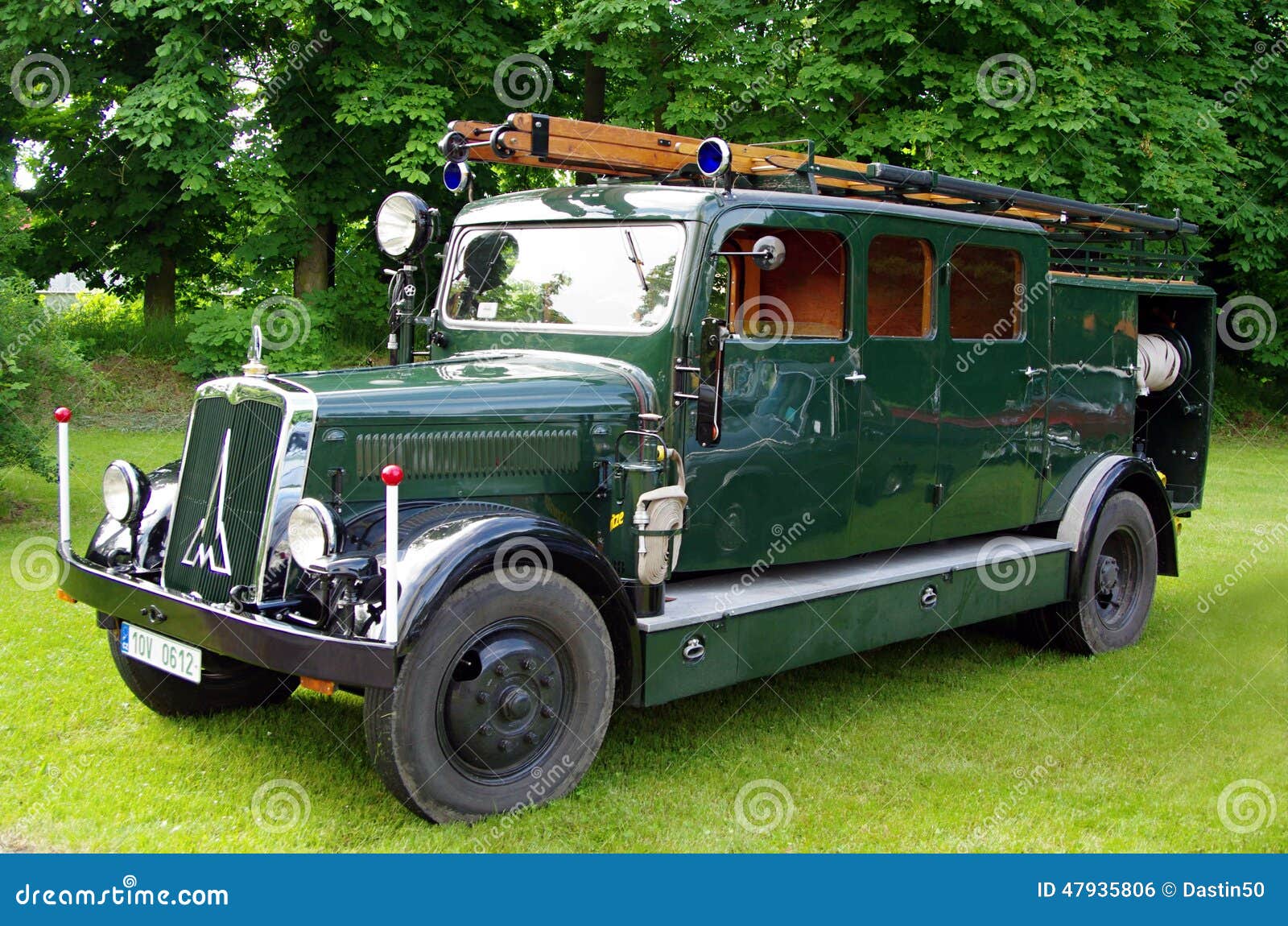 Antique fire truck editorial photo. Image of historic - 47935806