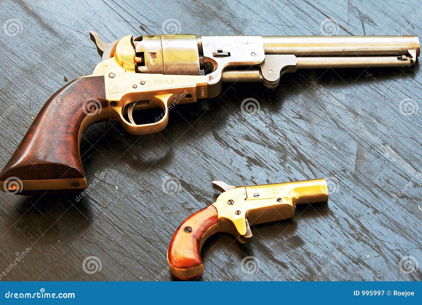 Antique Firearms stock image. Image of smith, colt, western - 995997