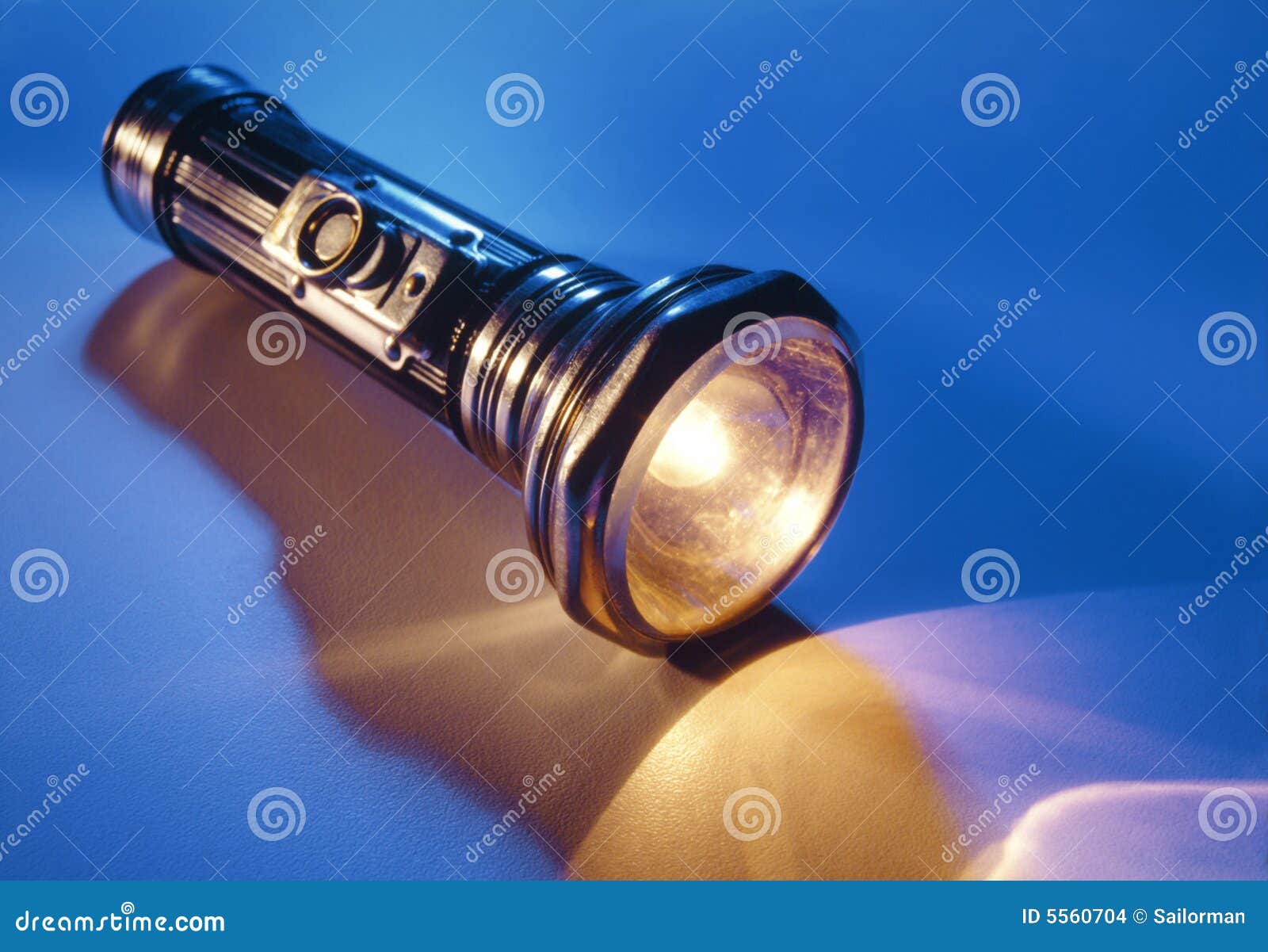Antique flashlight stock photo. Image of glow, illuminate - 5560704