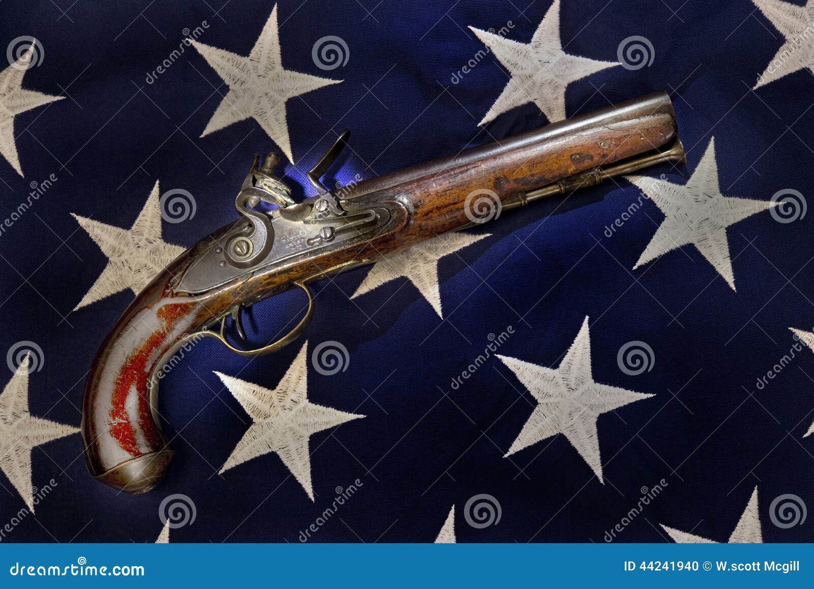 Flintlock Pistol Stock Photo | CartoonDealer.com #7408470 Flintlock Pistol Stock Photo | CartoonDealer.com #7408470