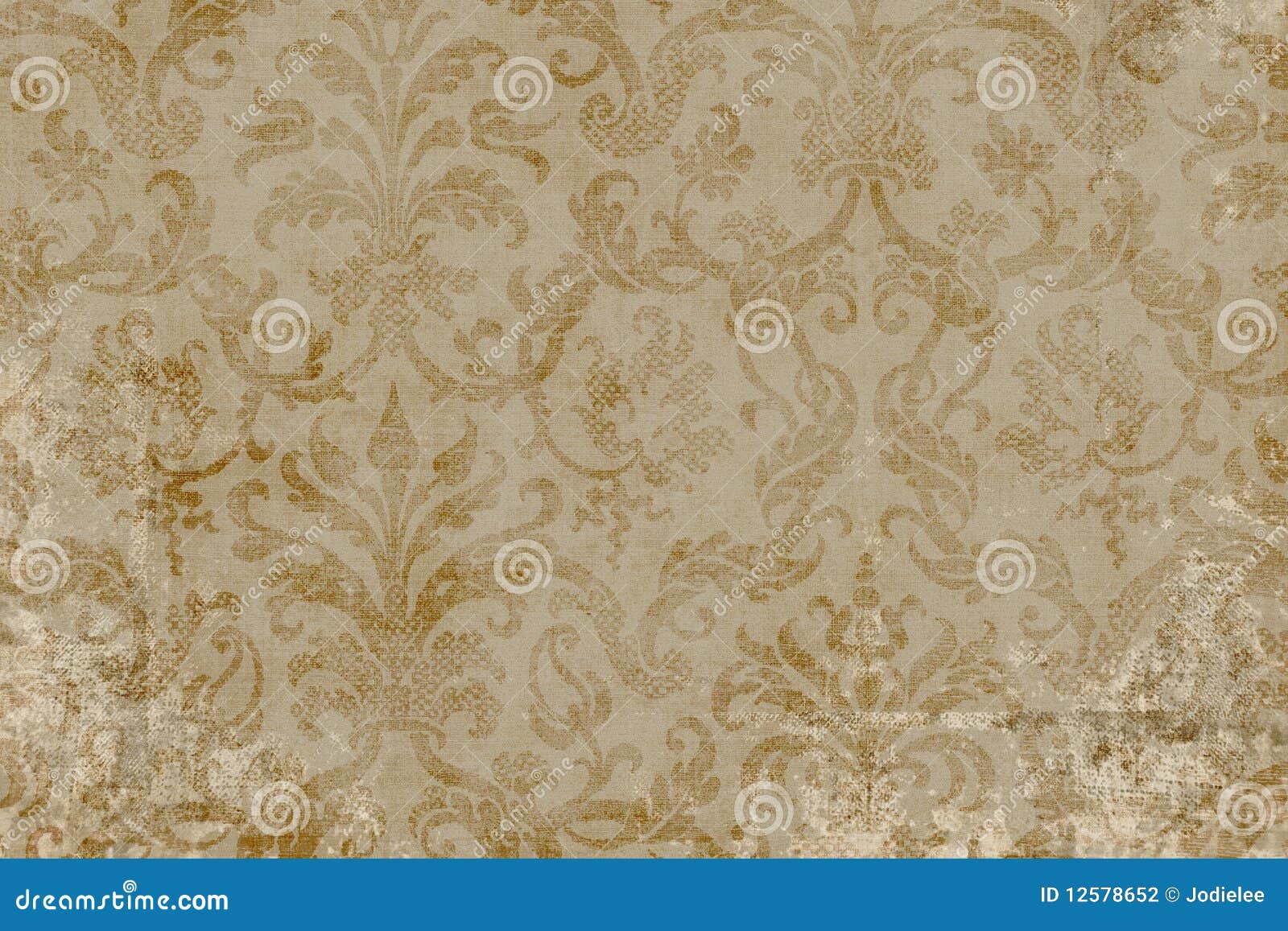 Antique Floral Background Picture. Image: 12578652