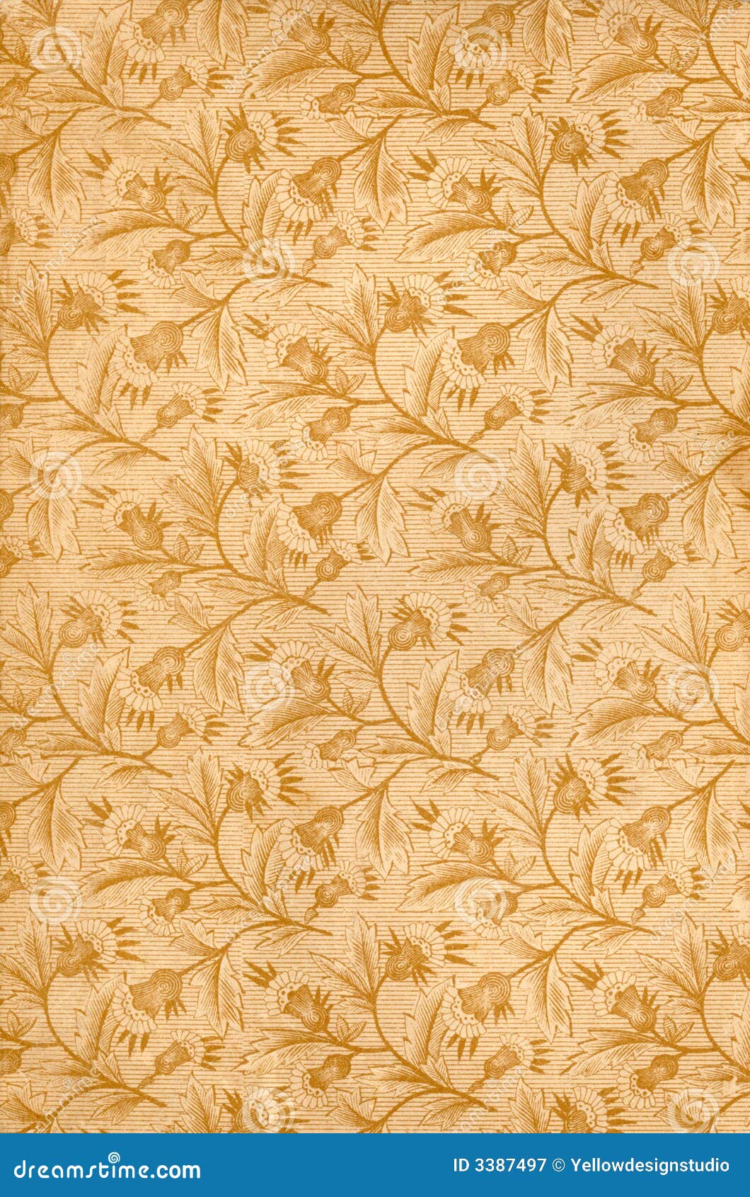 Antique Floral Pattern stock illustration. Illustration of vintage ...