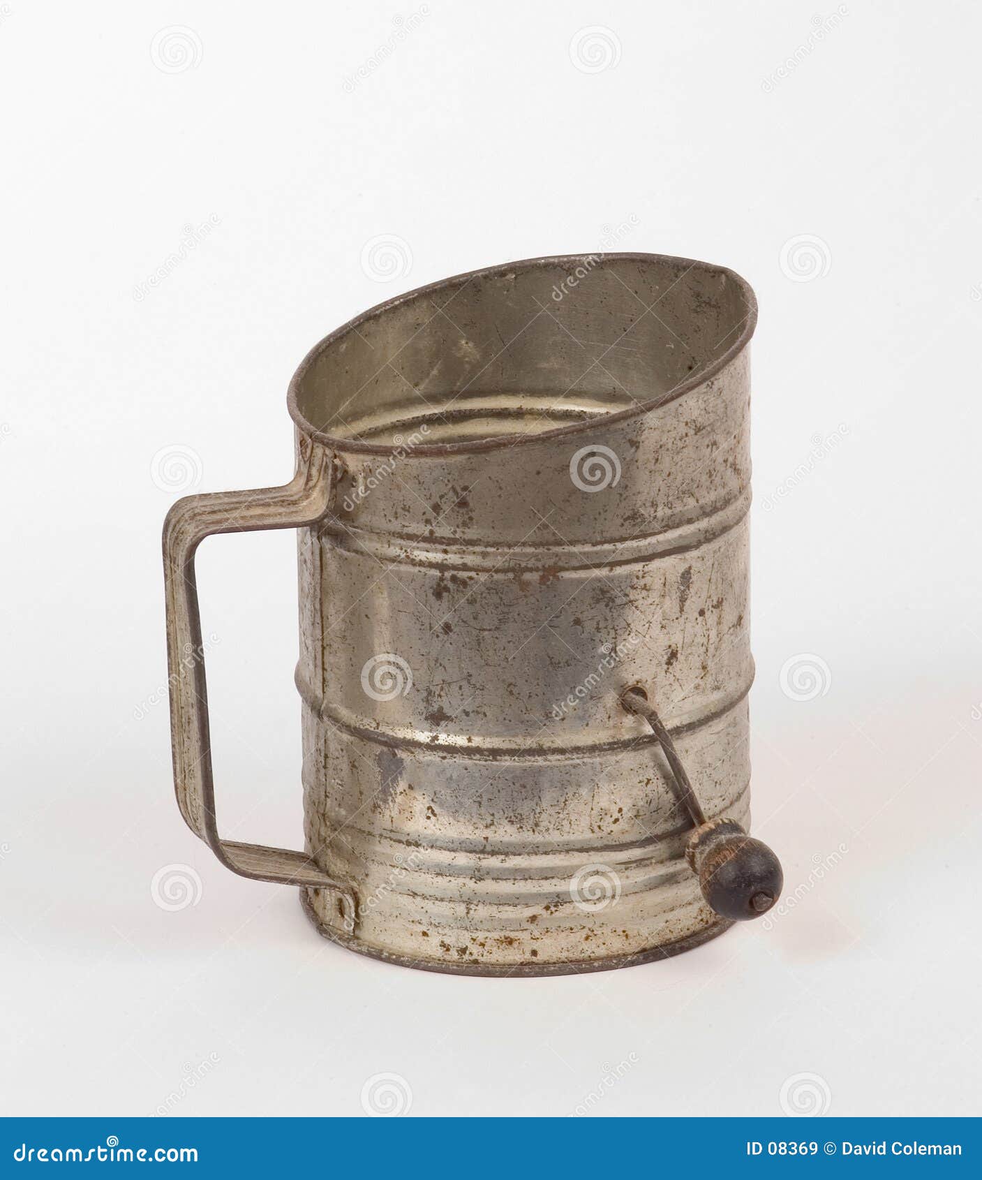 Antique flour sifter stock image. Image of crank, flour, handle - 8369