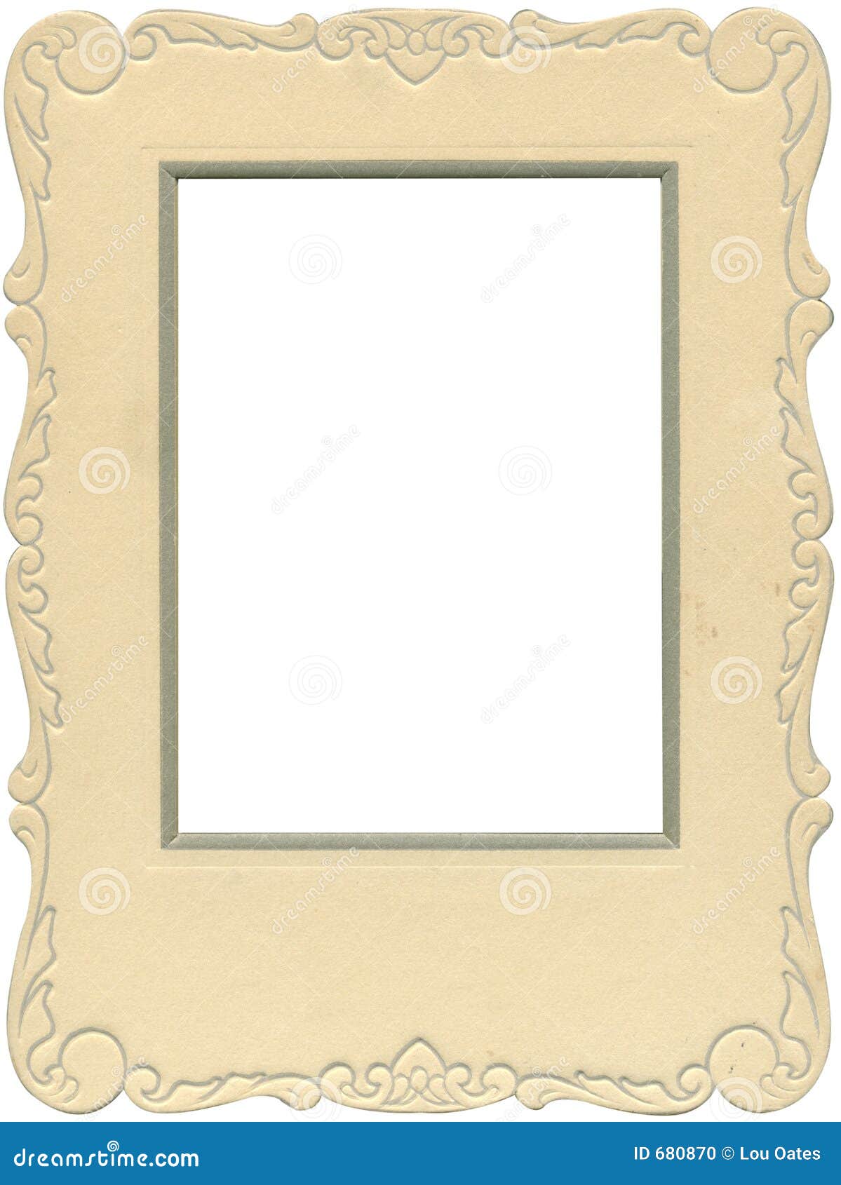 Antique frame stock photo. Image of formal, page, portrait - 680870