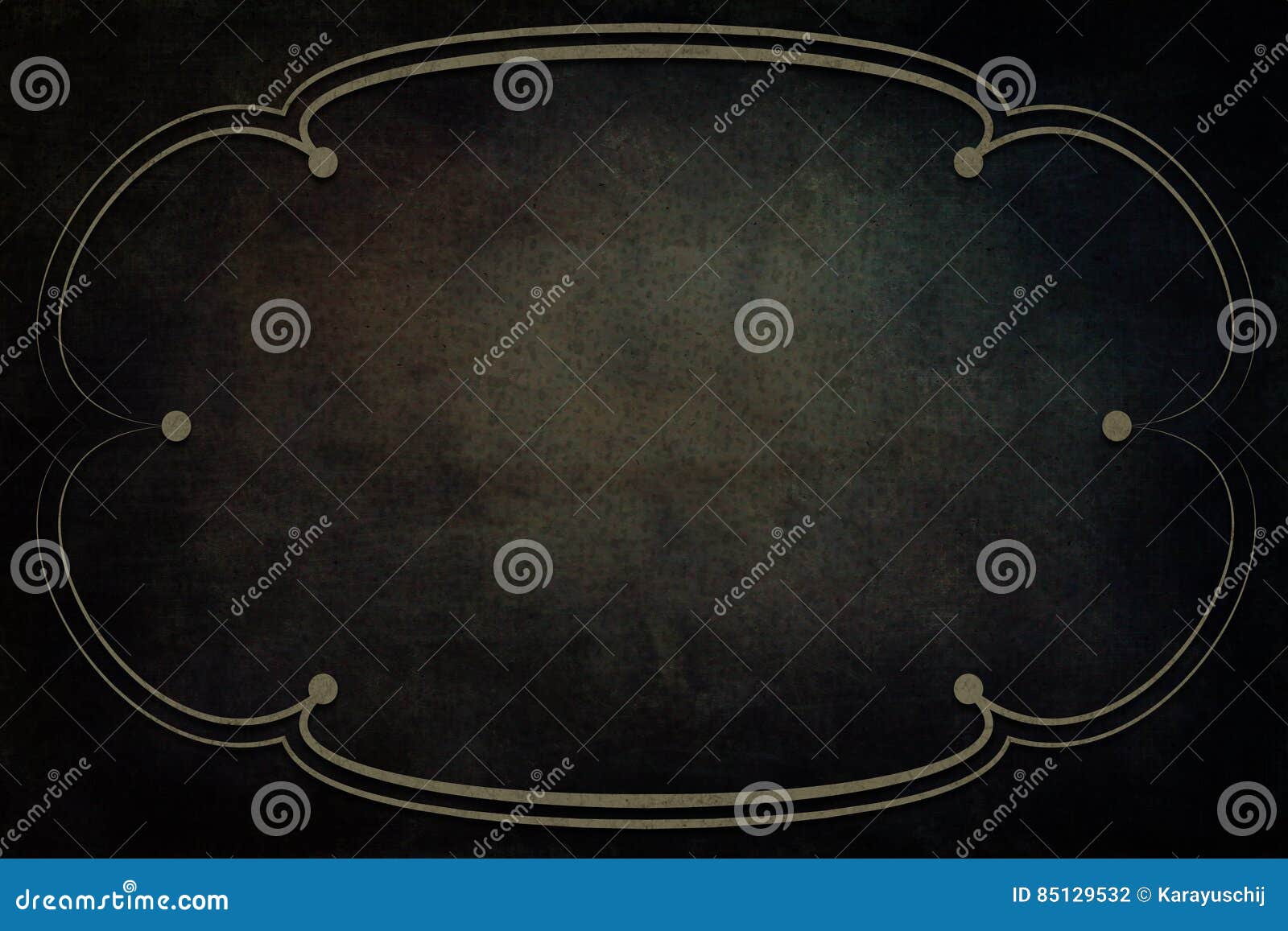 Antique Frame on Background with Texture Stock Illustration ...