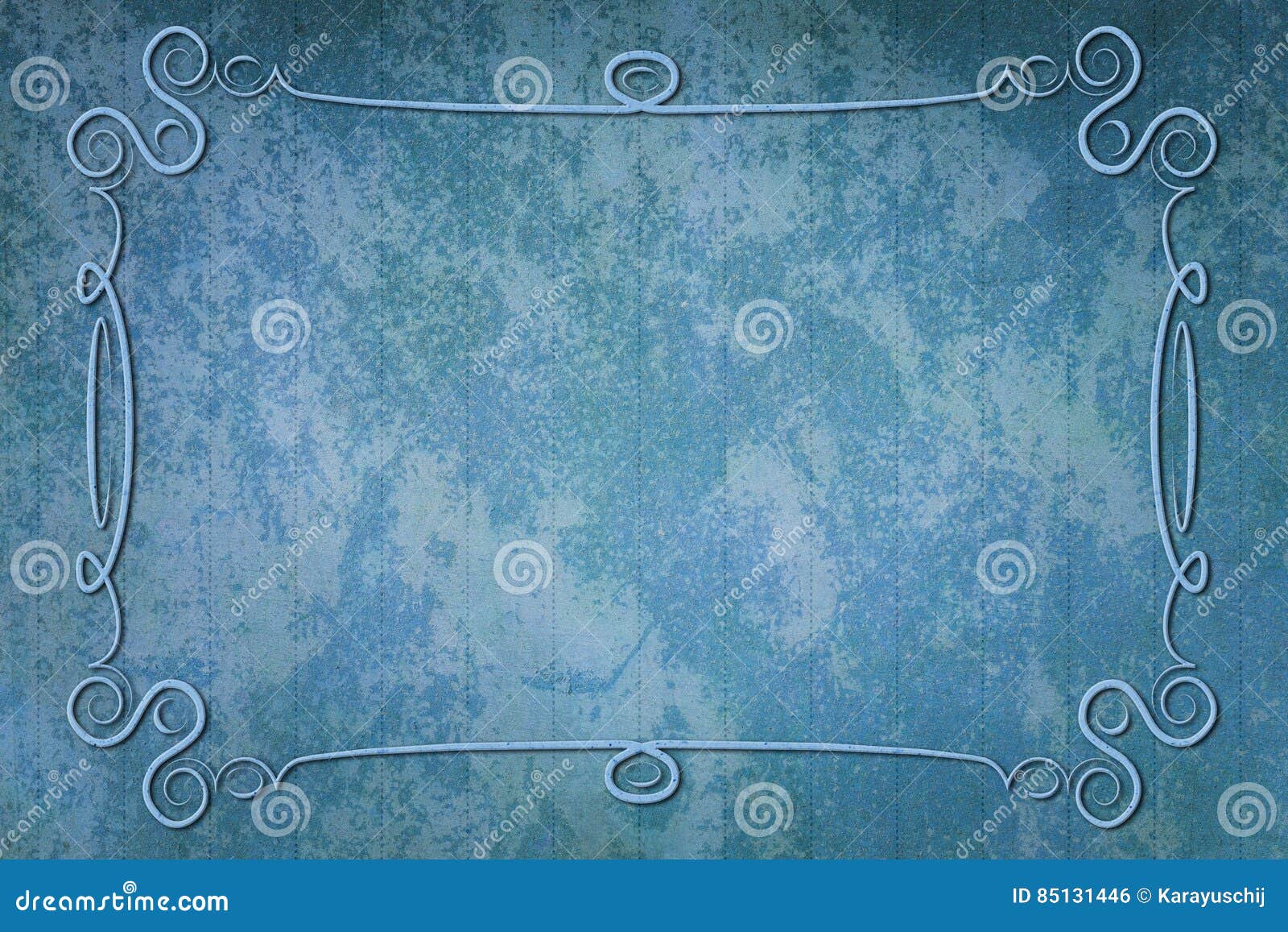Antique Frame on Background with Texture Stock Illustration ...