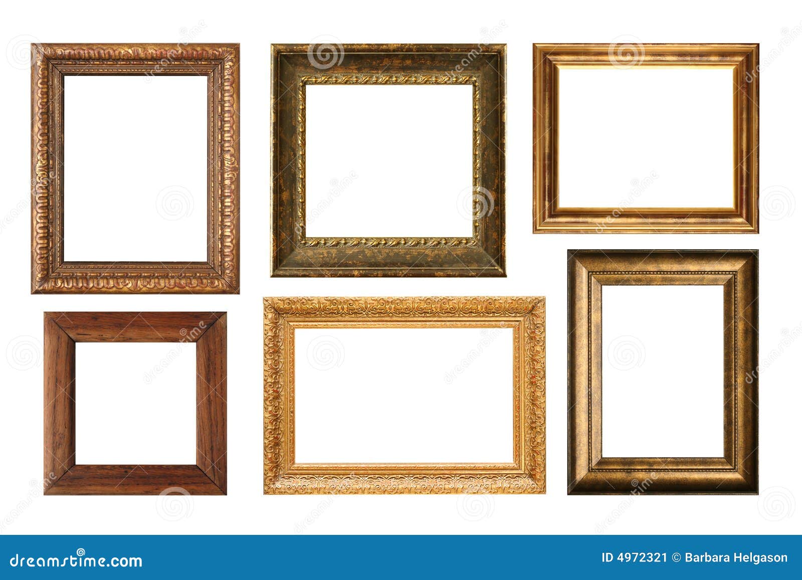 Antique frame collection stock image. Image of ornamental - 4972321