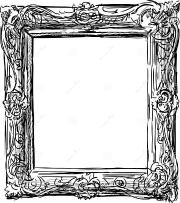 Antique frame stock vector. Illustration of revival, design - 32817848