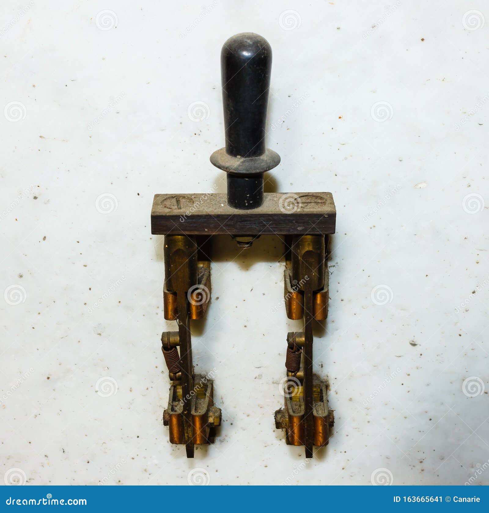 Antique General Switch To Interrupt The Electric Current Royalty-Free ...