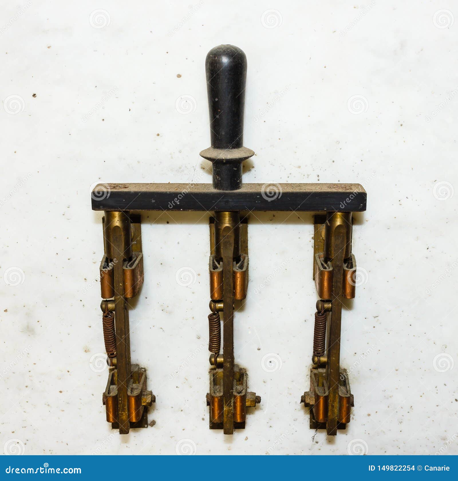 Antique General Switch To Interrupt the Electric Current Stock Photo ...
