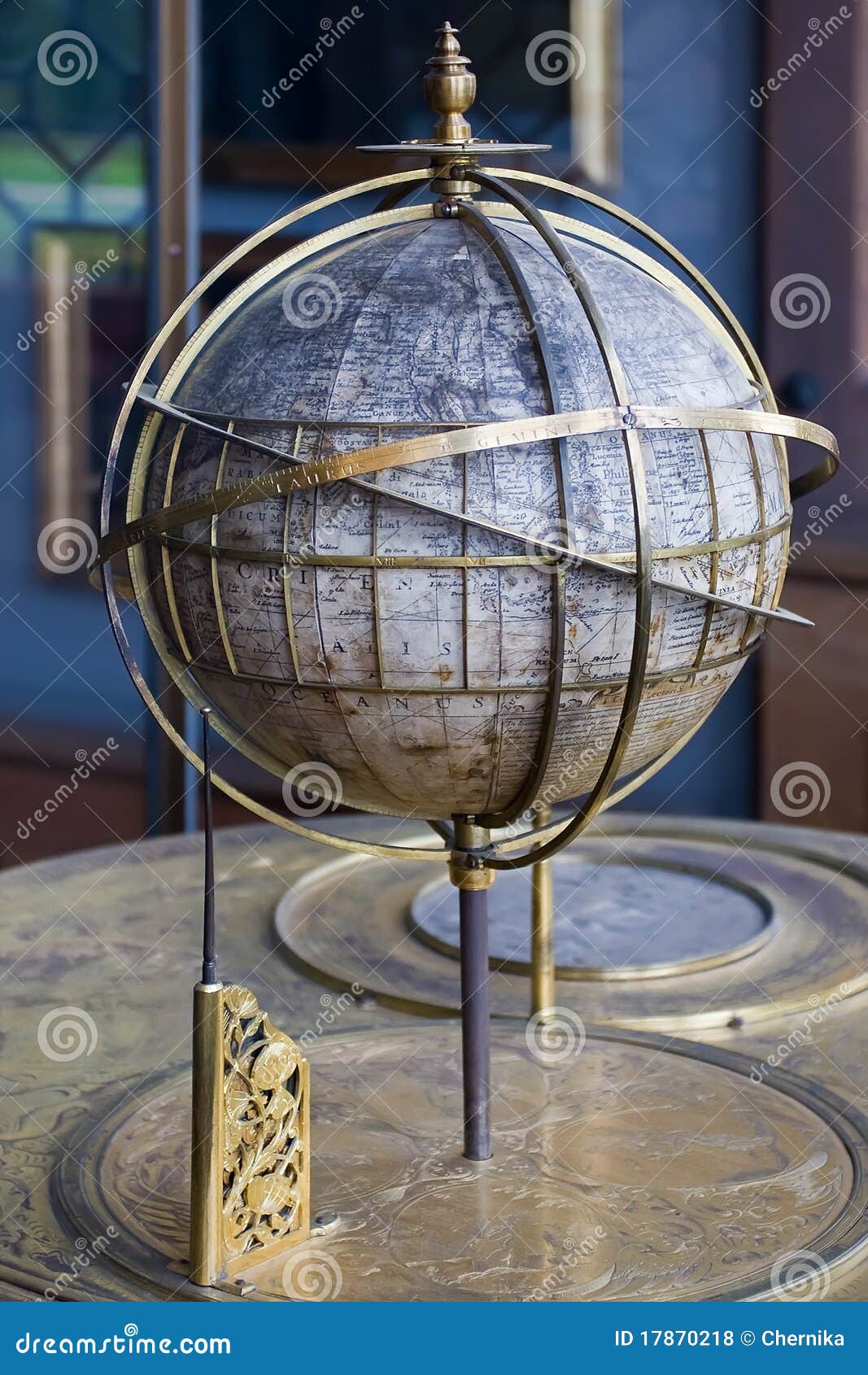 Antique globe stock photo. Image of retro, planet, atlas - 17870218