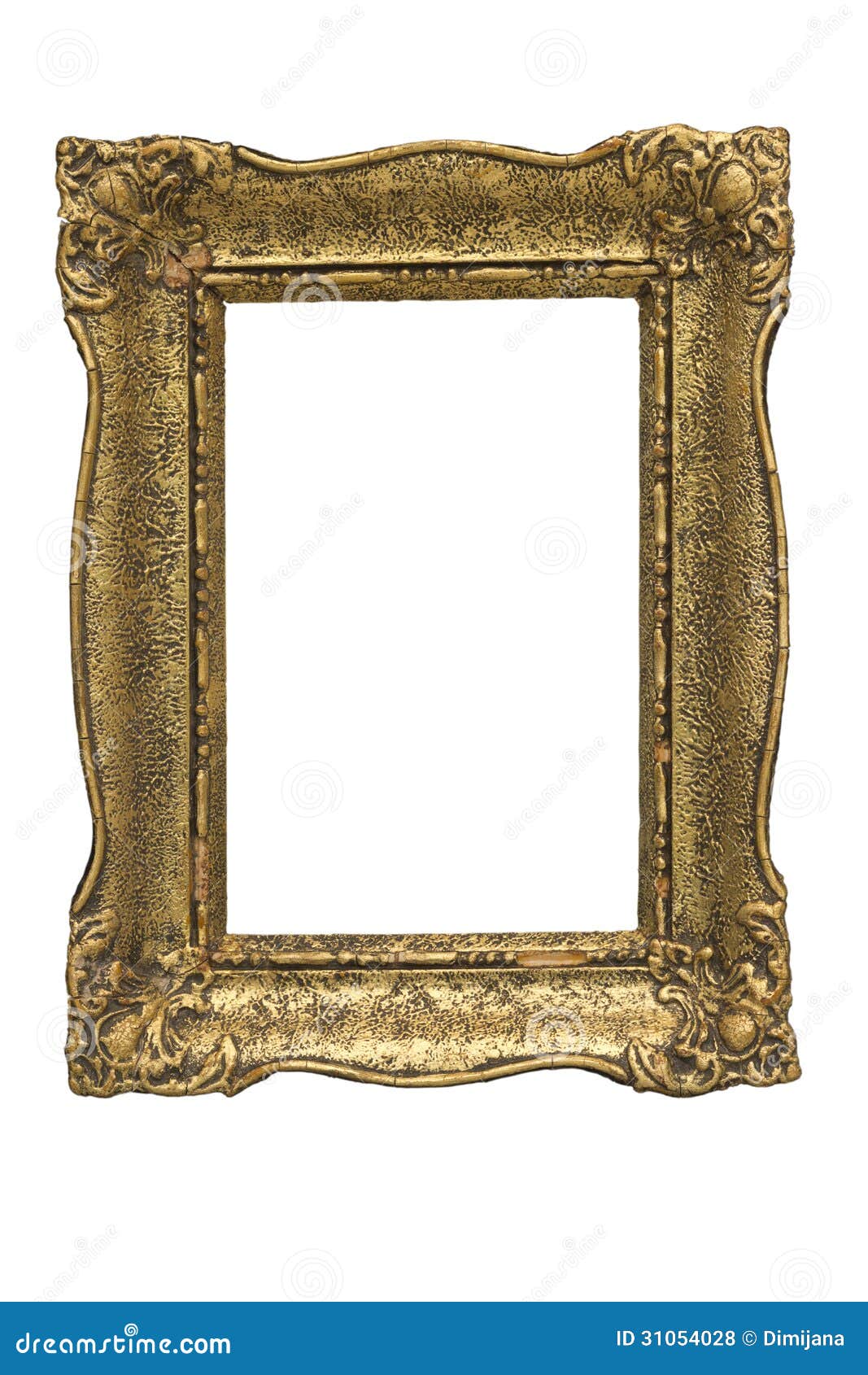 Antique gold frame stock photo. Image of style, decor - 31054028
