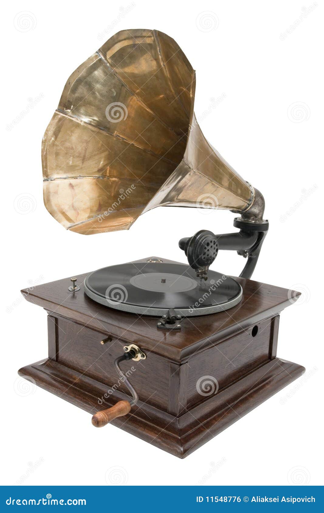 Antique gramophone stock photo. Image of white, music - 11548776