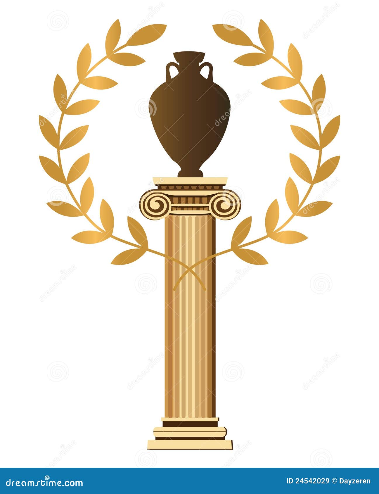 Antique Greek Symbols stock vector. Illustration of corinthian - 24542029