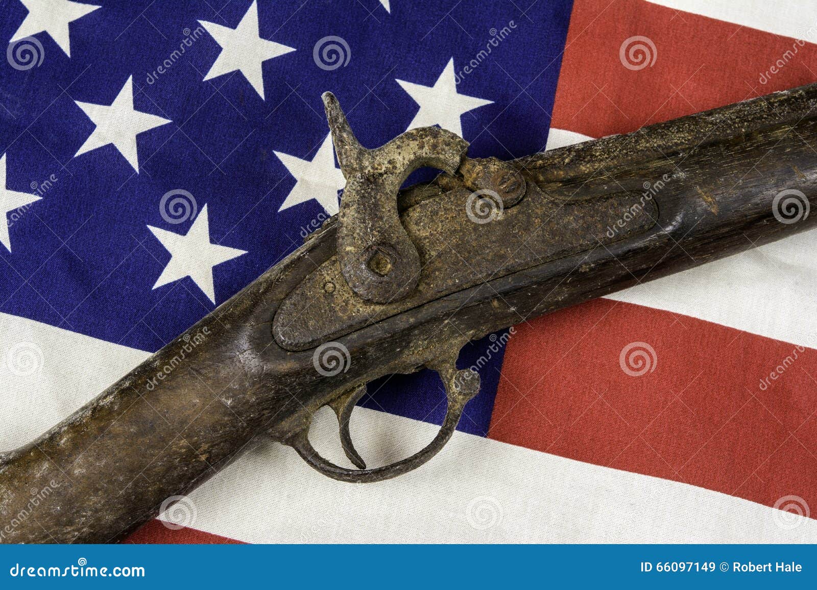 Antique Gun stock image. Image of america, patriotic - 66097149